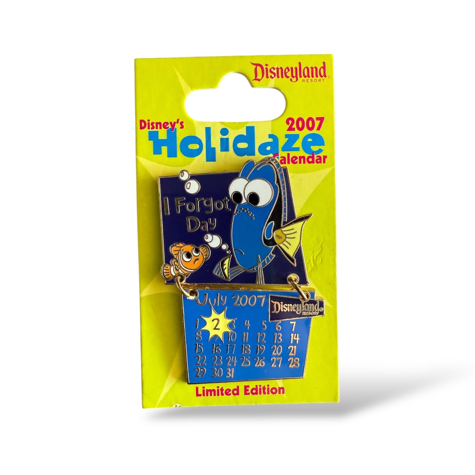 DLR Holidaze Calendar July Nemo and Dory Pin