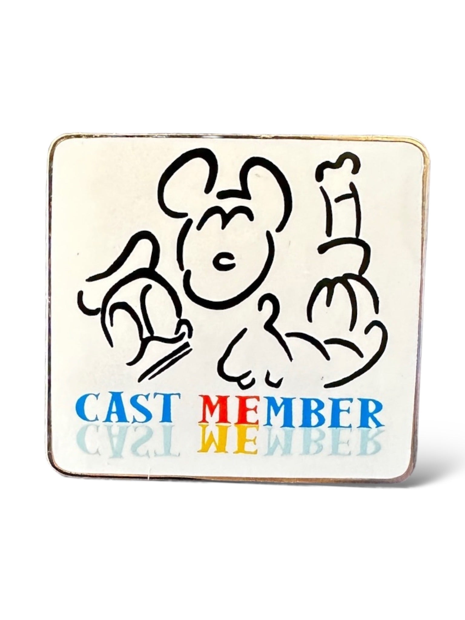 DEC Walt Disney World Cast Member Mickey and Friends Outline Pin