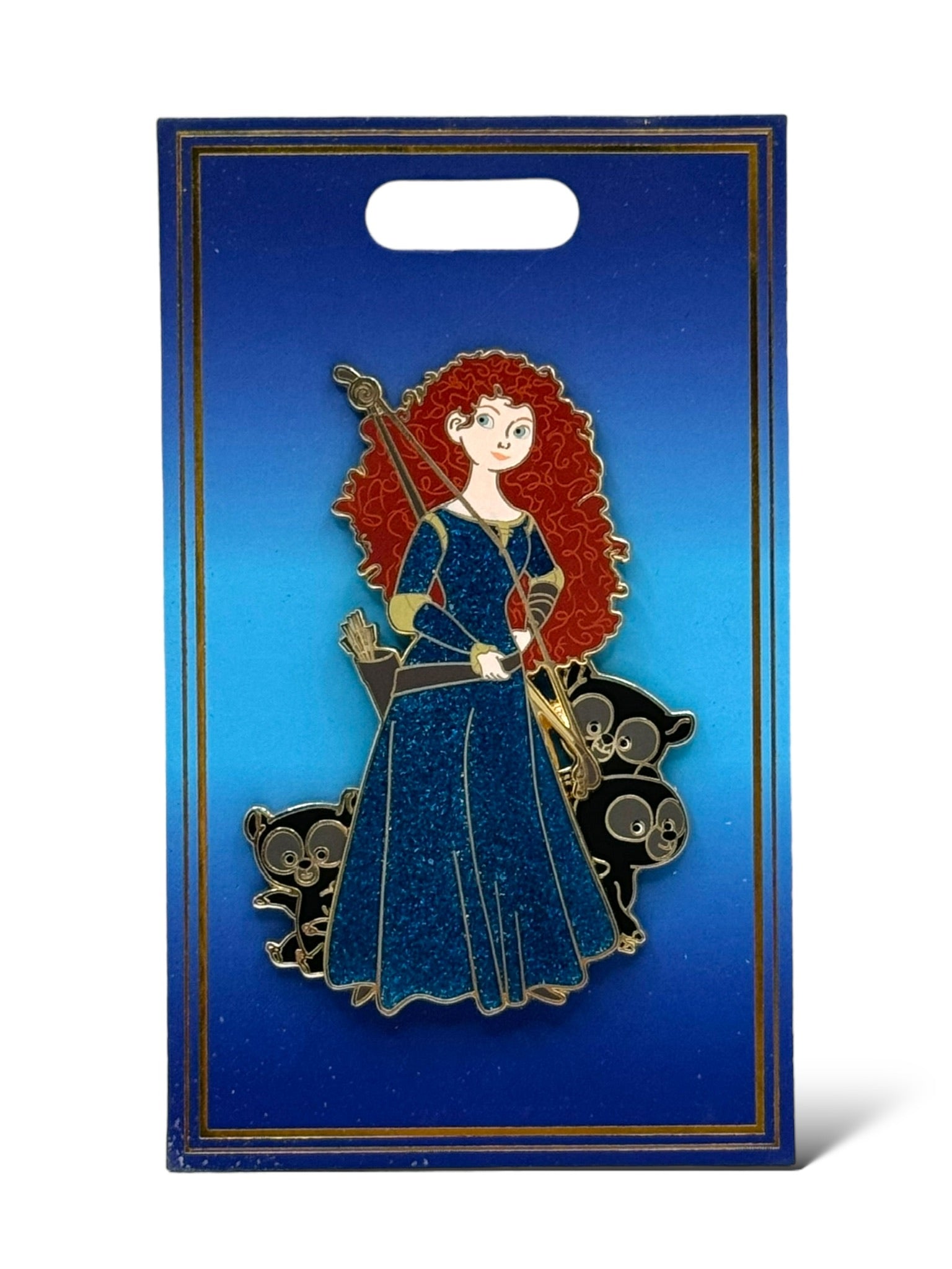 WDI Heroines and Sidekicks Merida with Harris, Hubert, and Hamish Pin