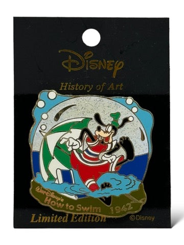 JDS History of Art Goofy How To Swim Pin