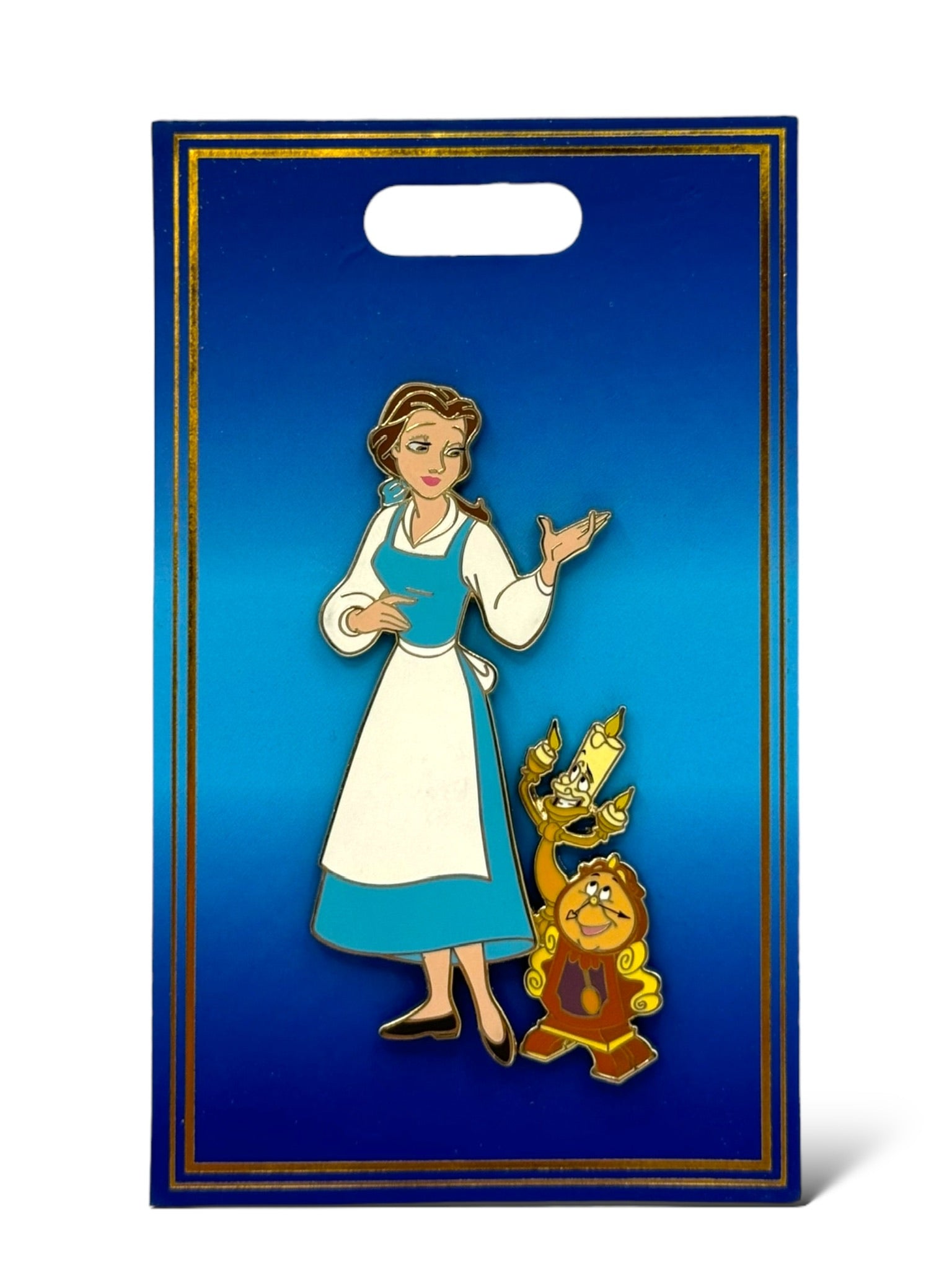 WDI Heroines and Sidekicks Belle with Lumiere and Cogsworth Pin