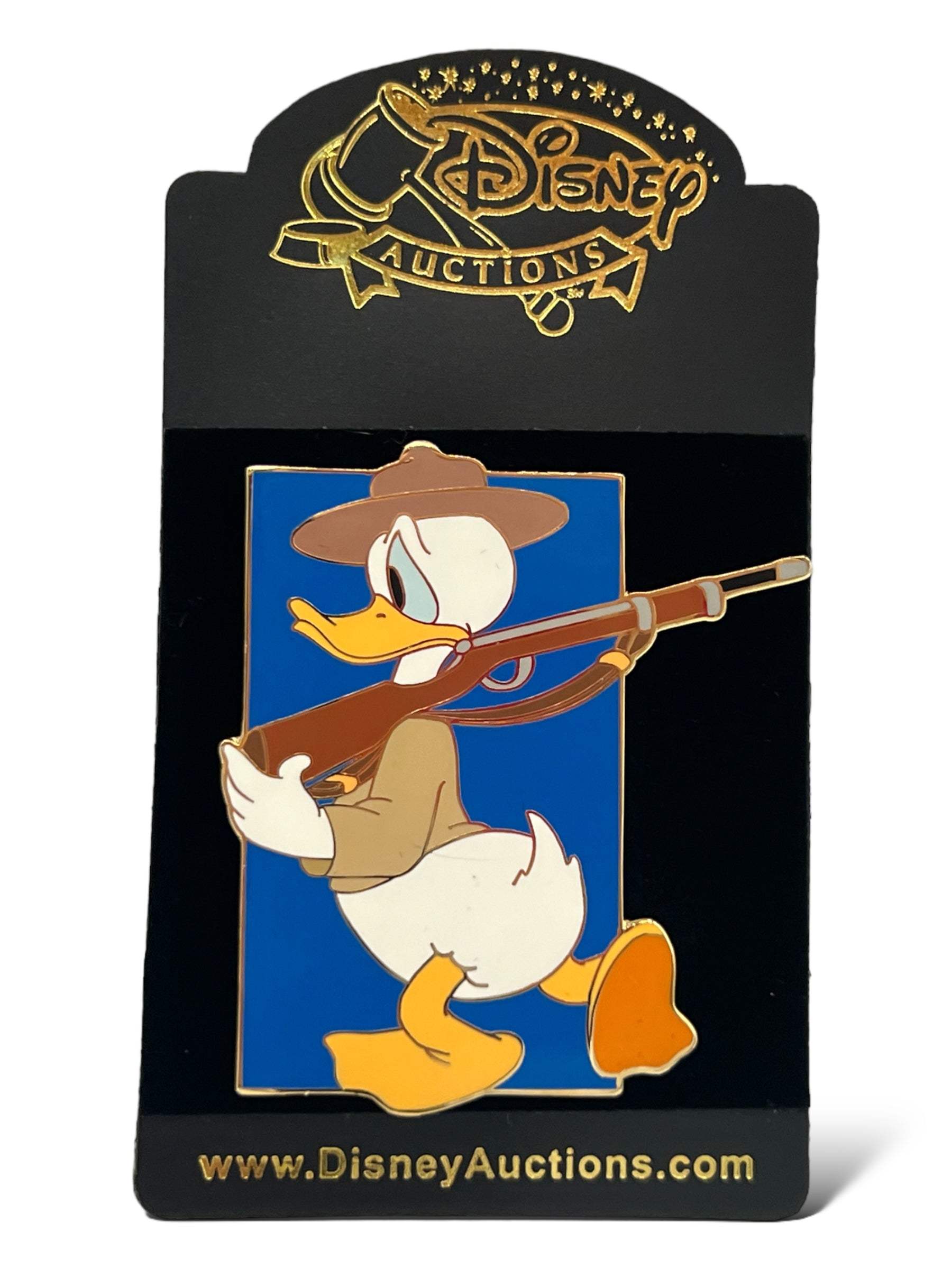 Disney Auctions Donald Duck Front Line Marching Pin