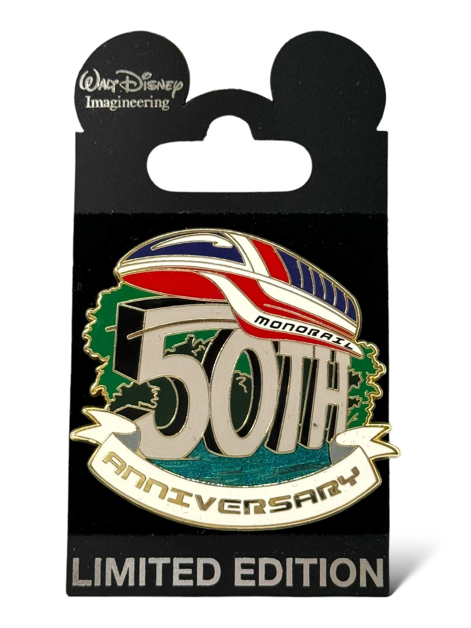 WDI 50th Anniversary Monorail Pin