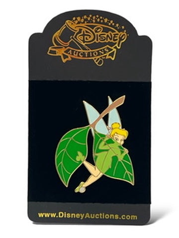 Disney Auctions Tinker Bell Behind Leaf Pin