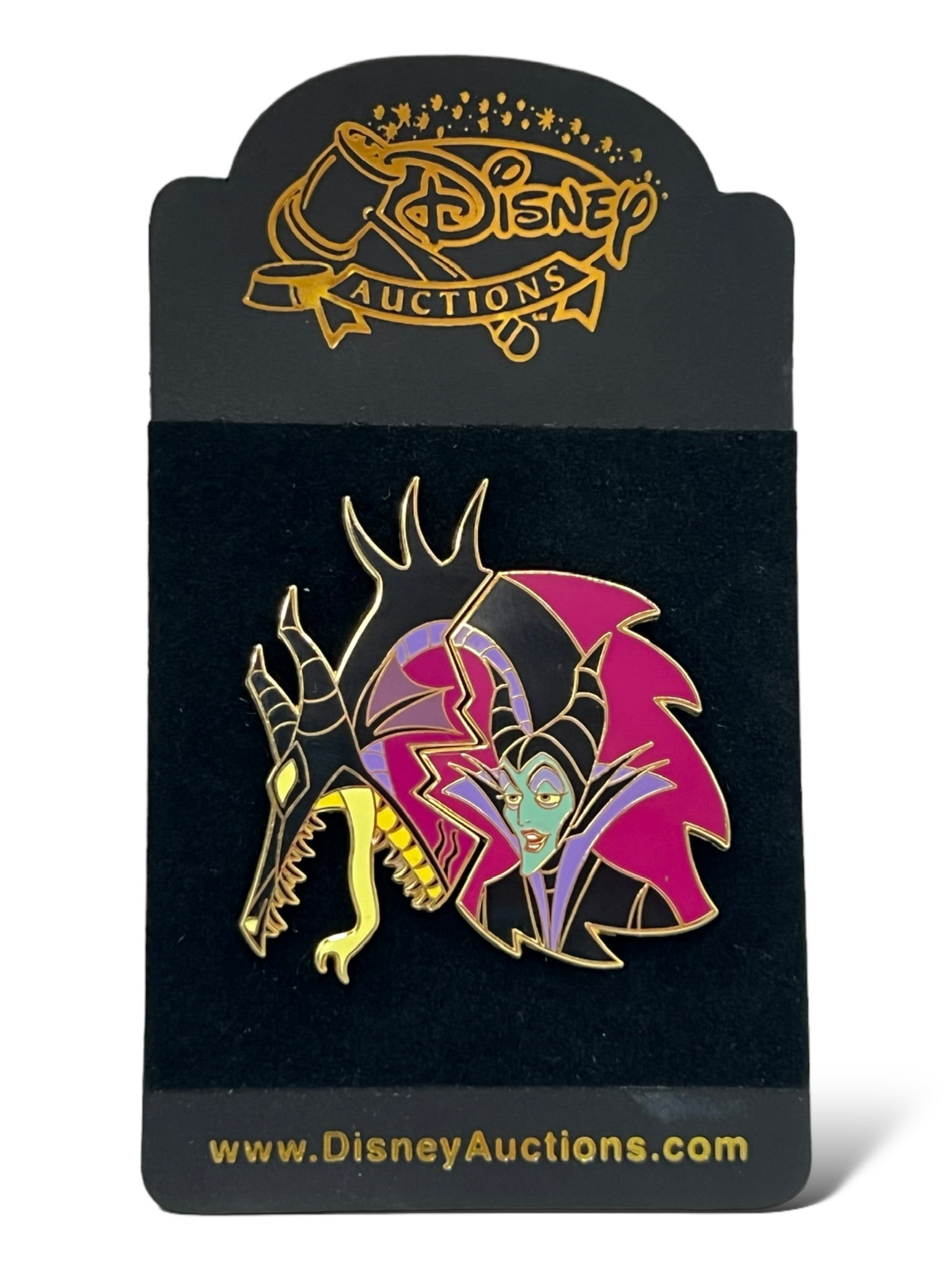 Disney Auctions Maleficent and Dragon 2 Pin Set