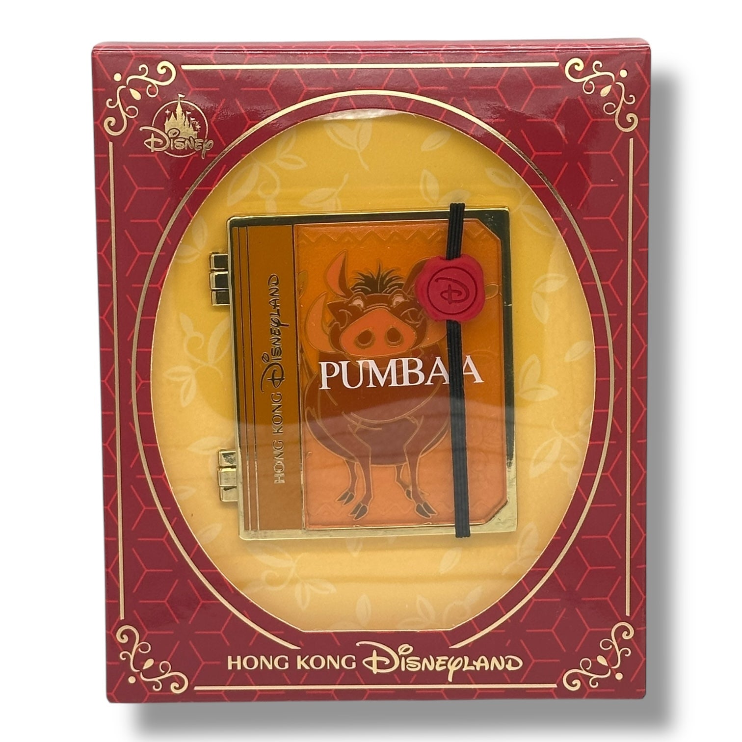 HKDL Magic Access Exclusive Jumbo Book Pumbaa Pin