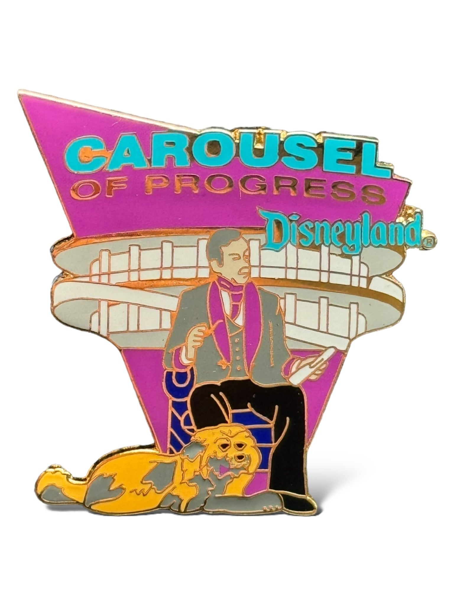 DLR 1998 Attractions Carousel of Progress Pin