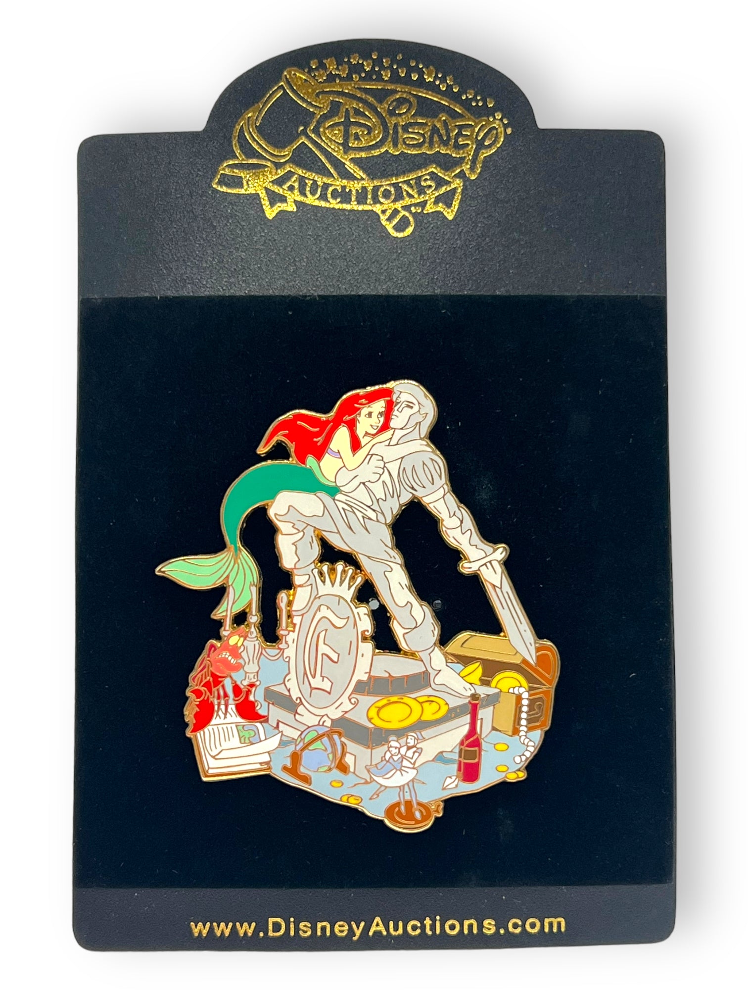 Disney Auctions The Little Mermaid Eric Statue Jumbo Pin