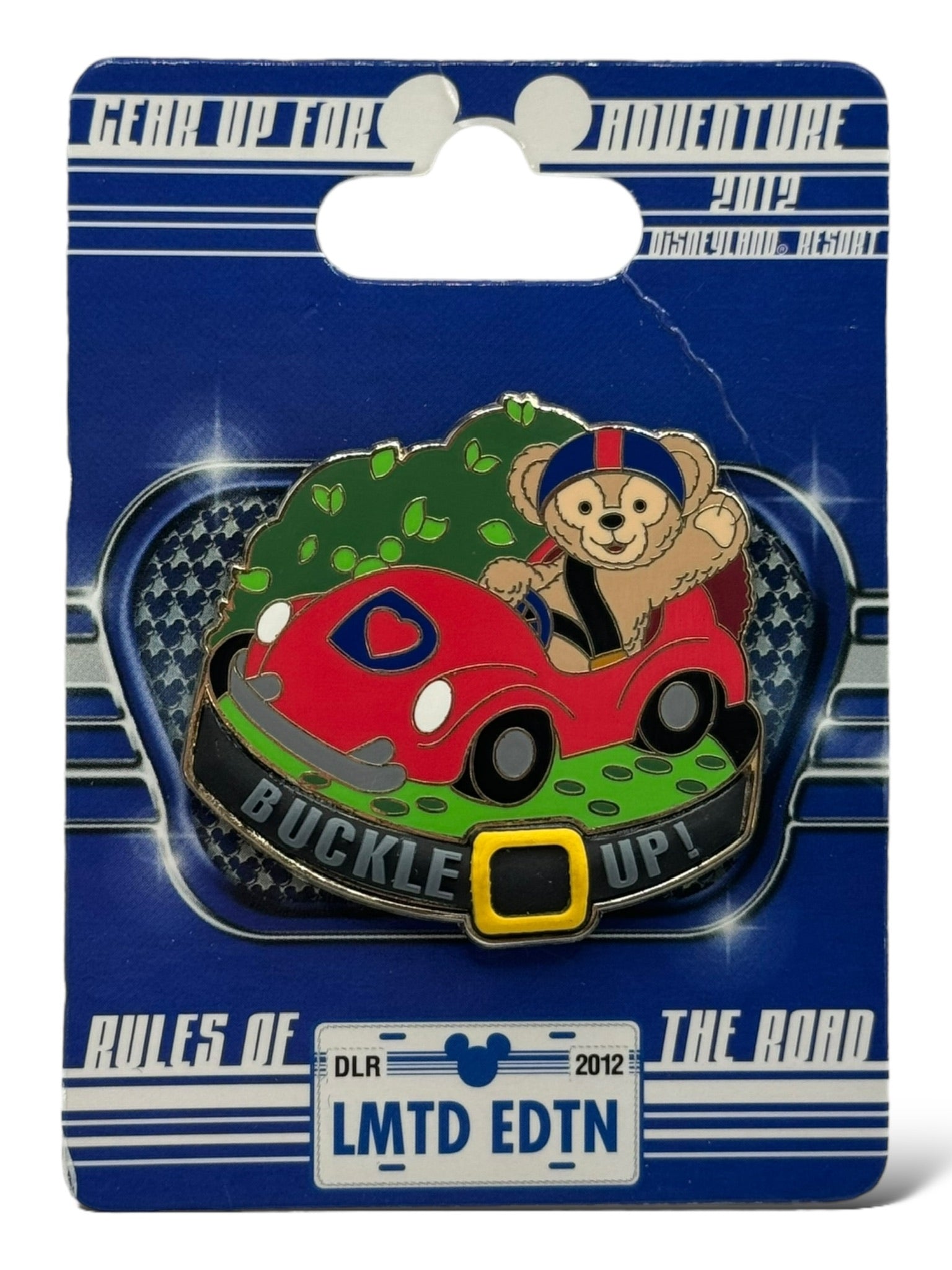 DLR Gear Up For Adventure Buckle Up Duffy Pin