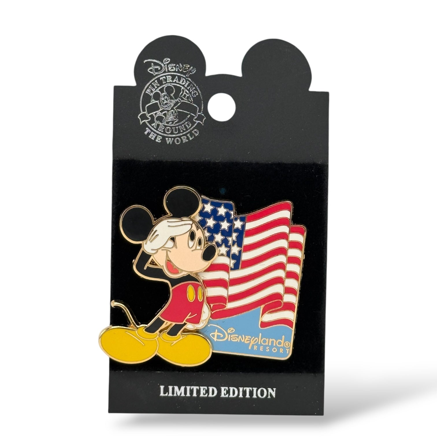 DLR All American Pin Festival Saluting Flag Mickey Pin