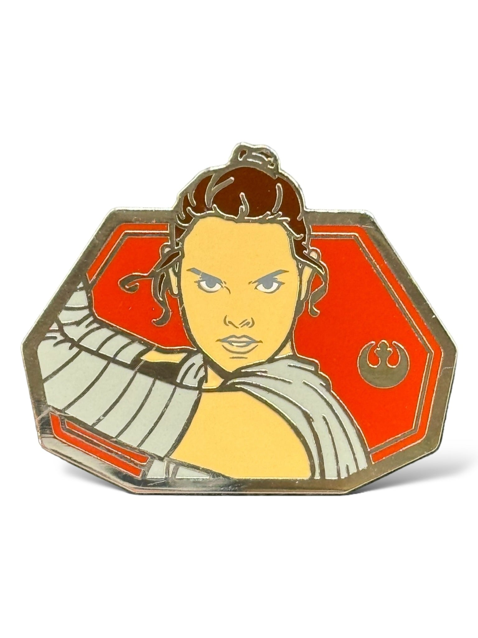 Cast Lanyard Star Wars Heroes Rey Hidden Mickey Pin