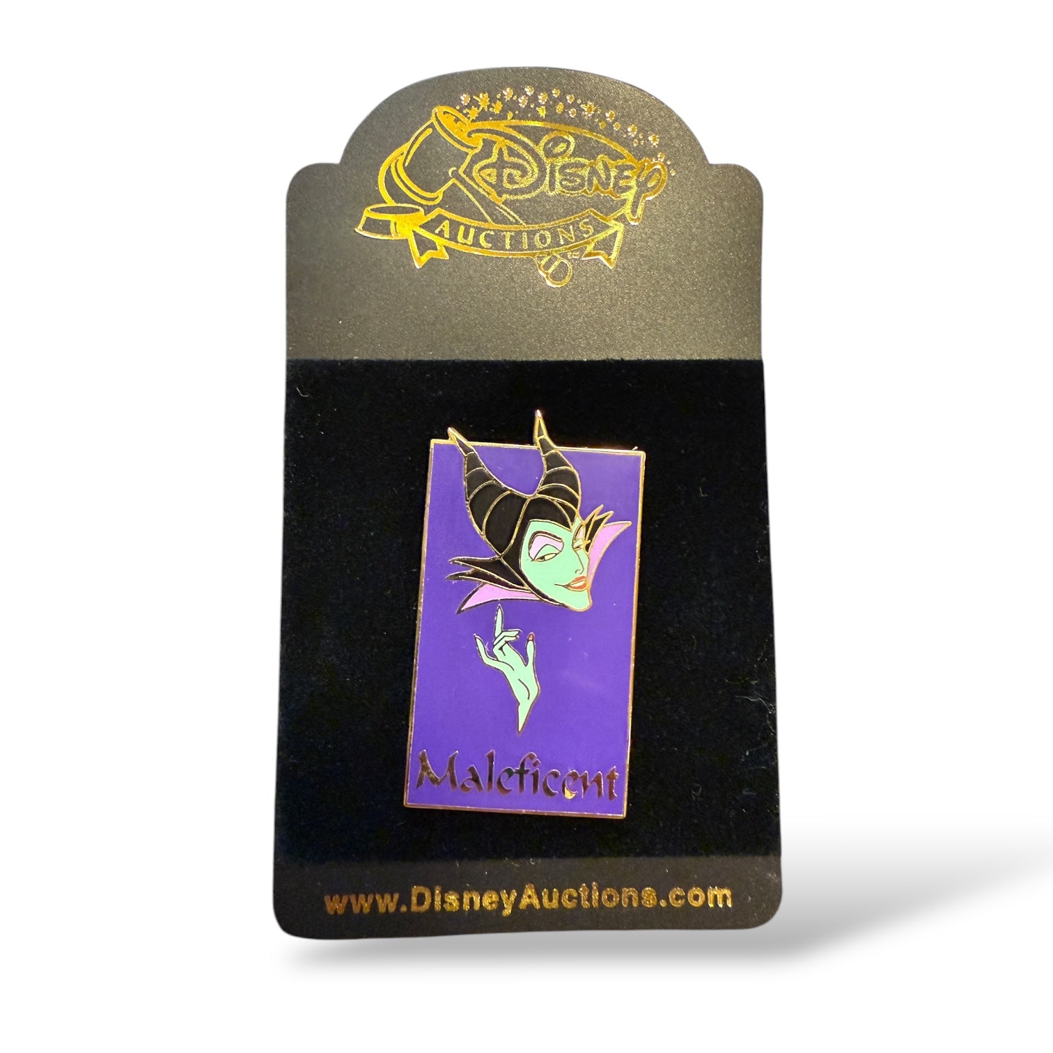 Disney Auctions Model Sheet Maleficent Pin