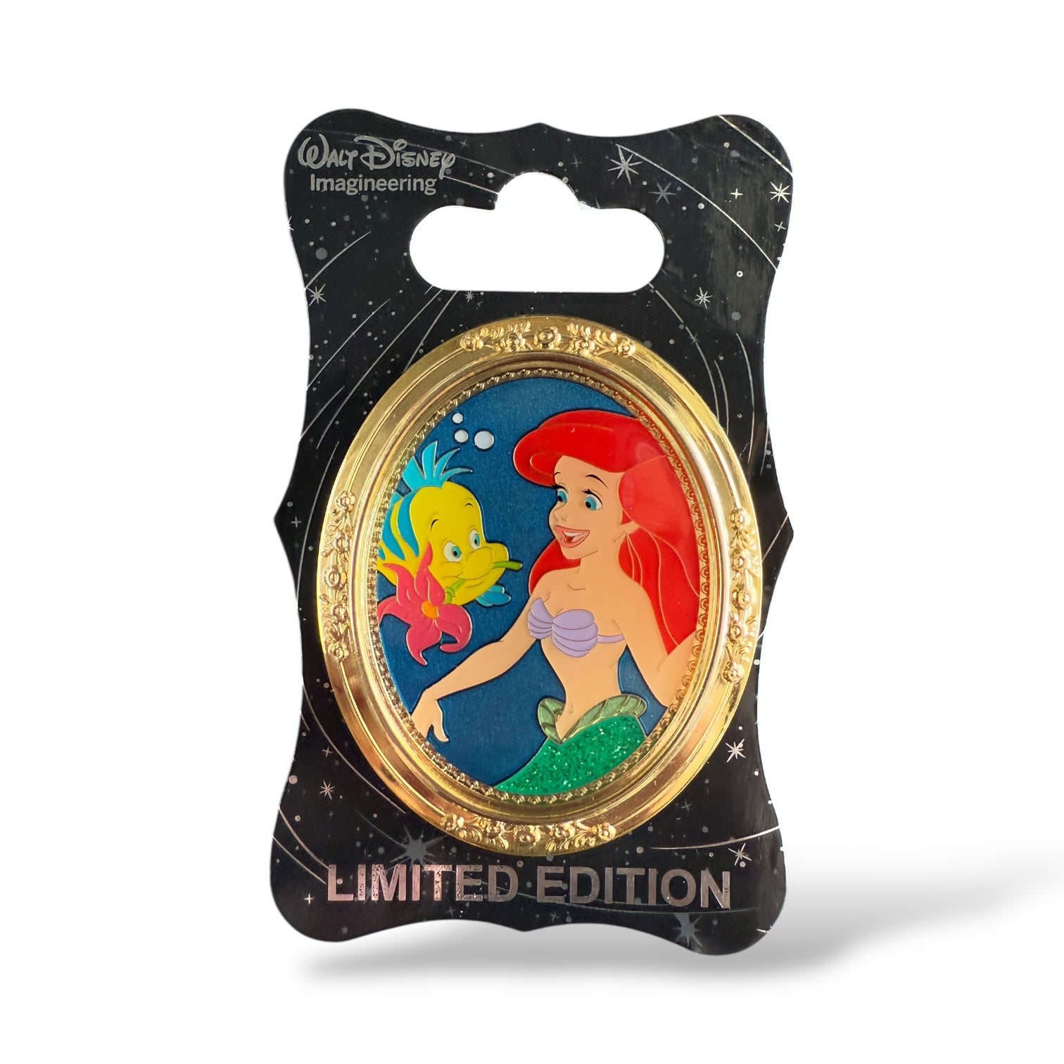 WDI Princess Gold Frame Ariel Pin