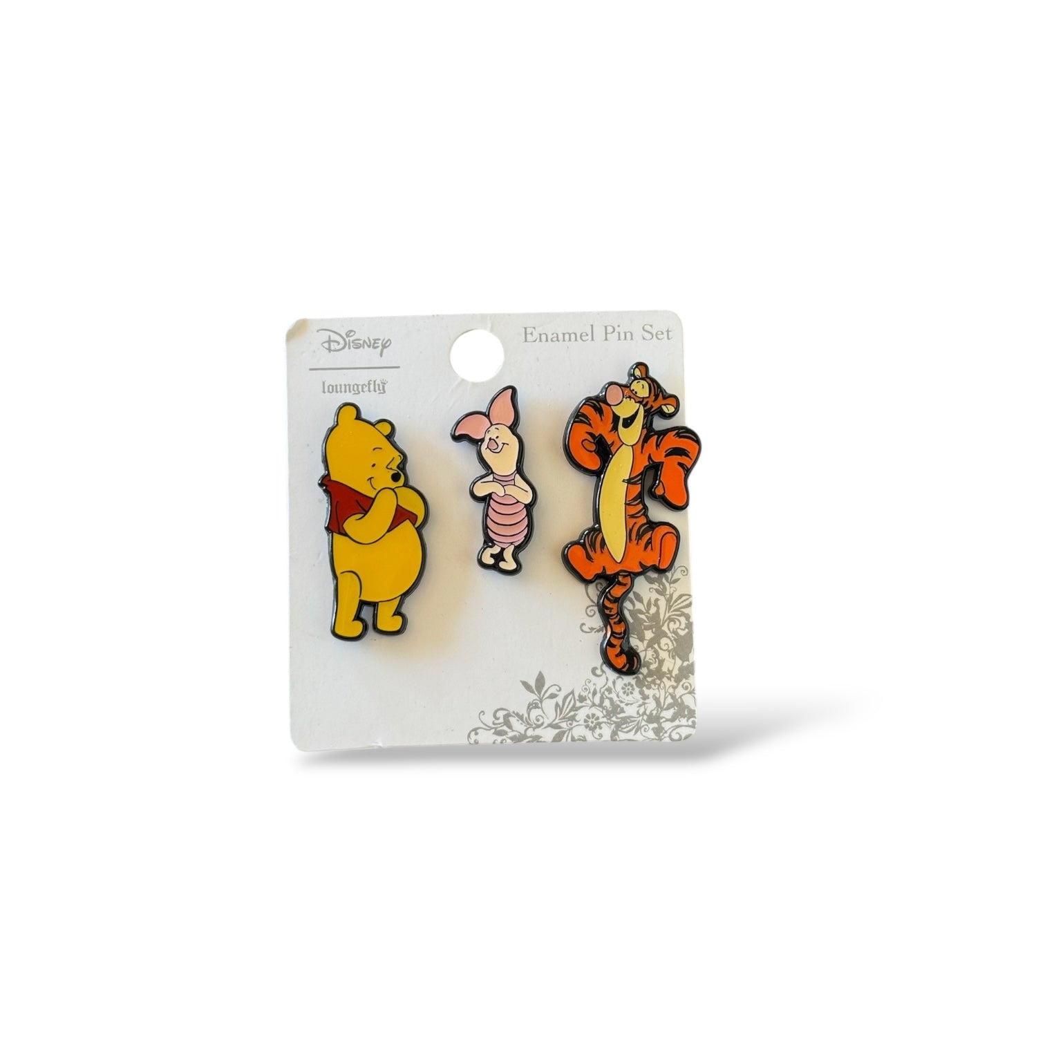 Loungefly Winnie the Pooh, Piglet, and Tigger Pin Set