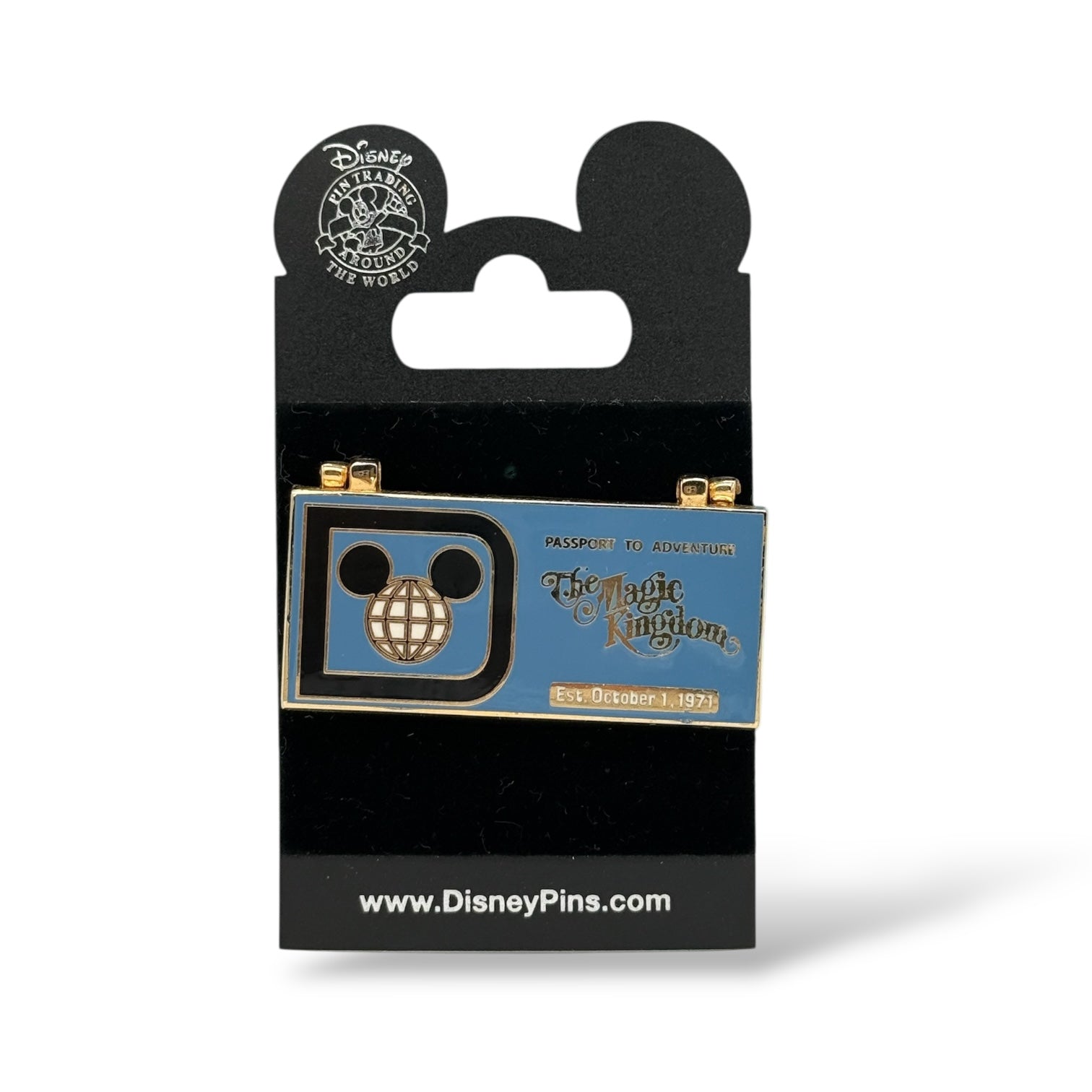 WDW Magic Kingdom Passport to Adventure Ticket Book Hinged Pin