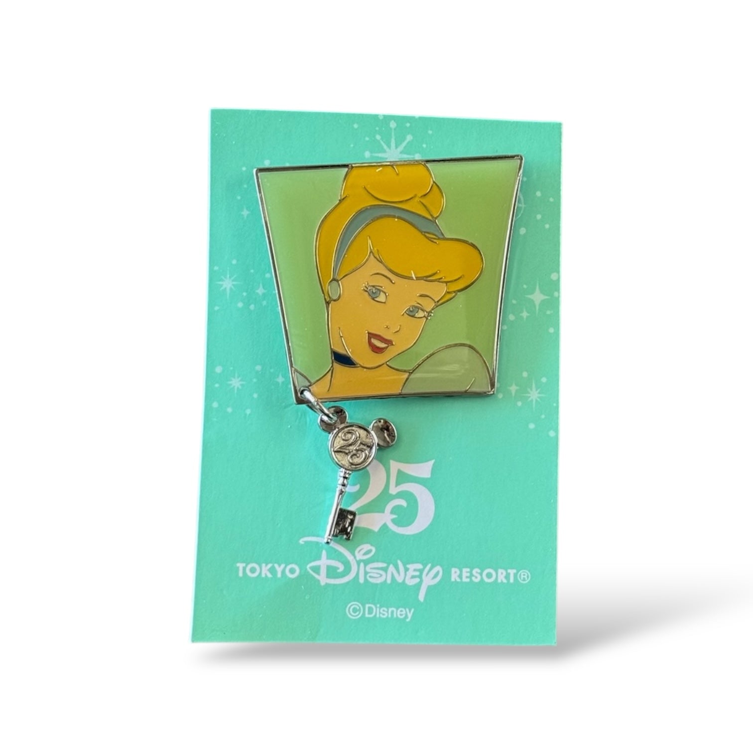 TDR 25th Anniversary Character Sketch Cinderella Dangle Pin