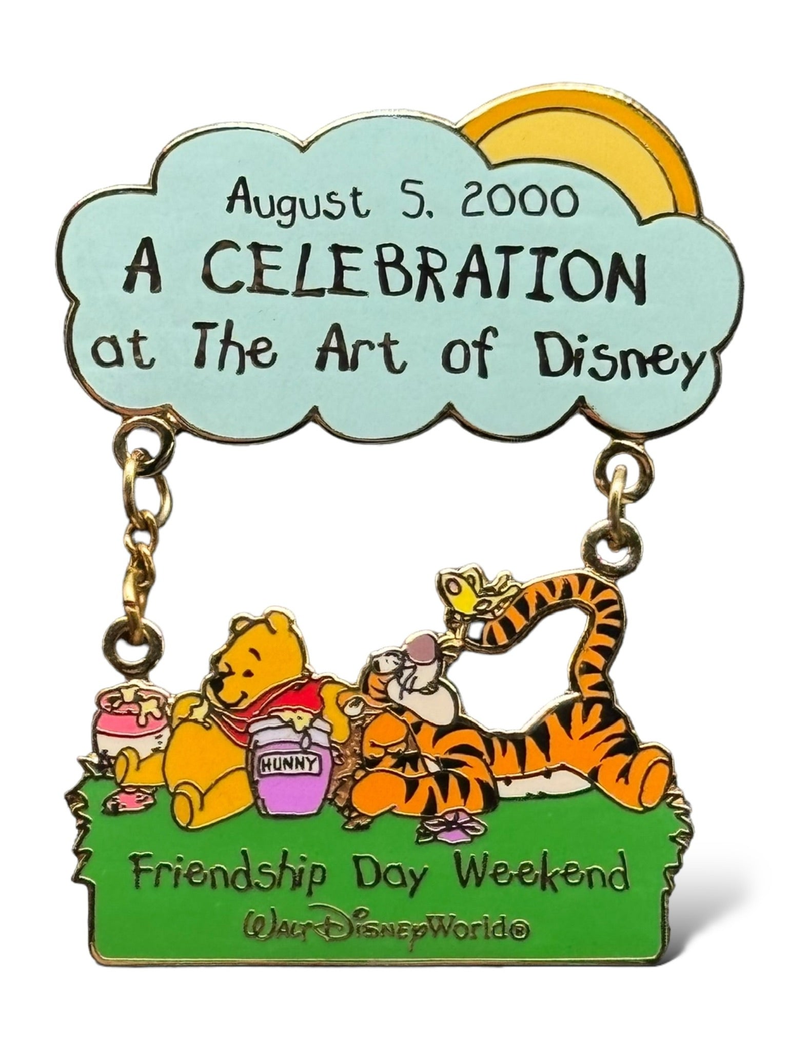 Disney Parks Art of Disney Pooh & Tigger Friendship Day Pin