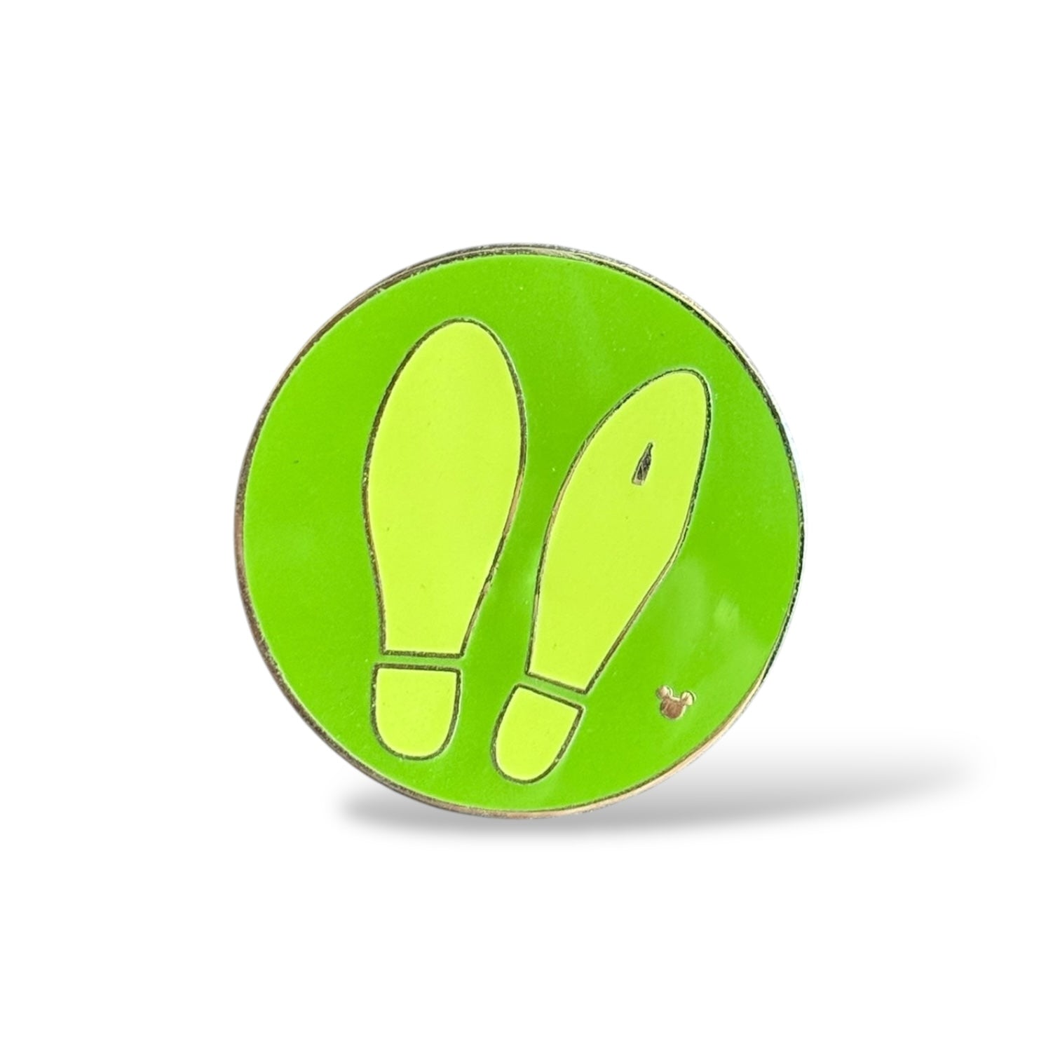 Cast Lanyard Footprints Goofy Hidden Mickey Pin