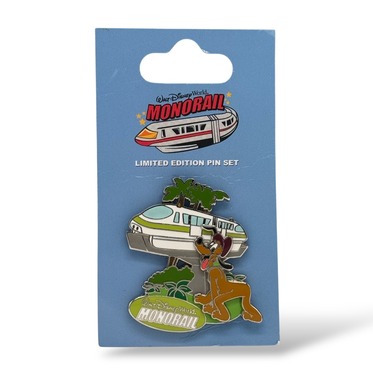 WDW Walt Disney World Resort Monorail Pluto with Green Monorail Pin