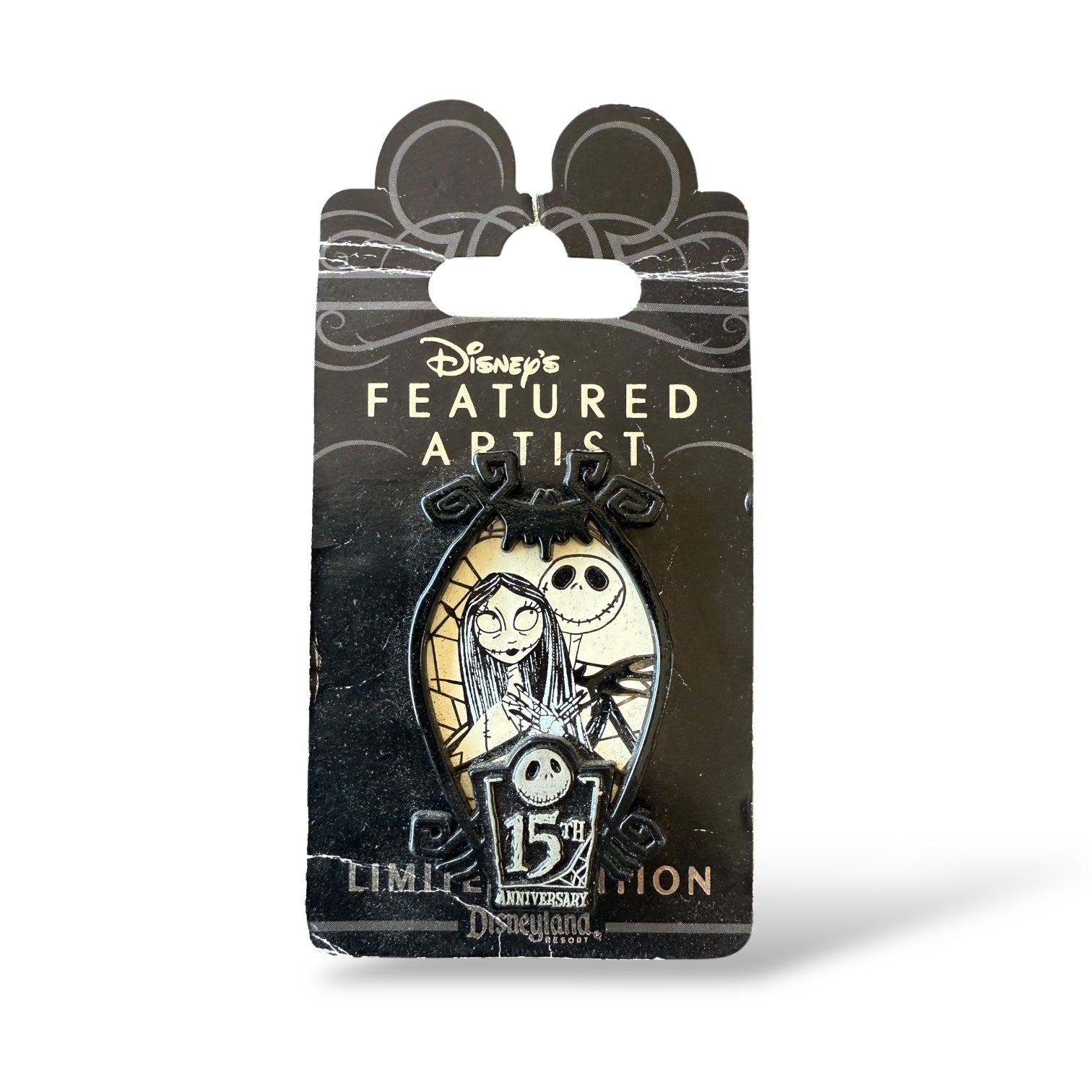 DLR The Nightmare Before Christmas 15th Anniversary Jack and Sally Pin