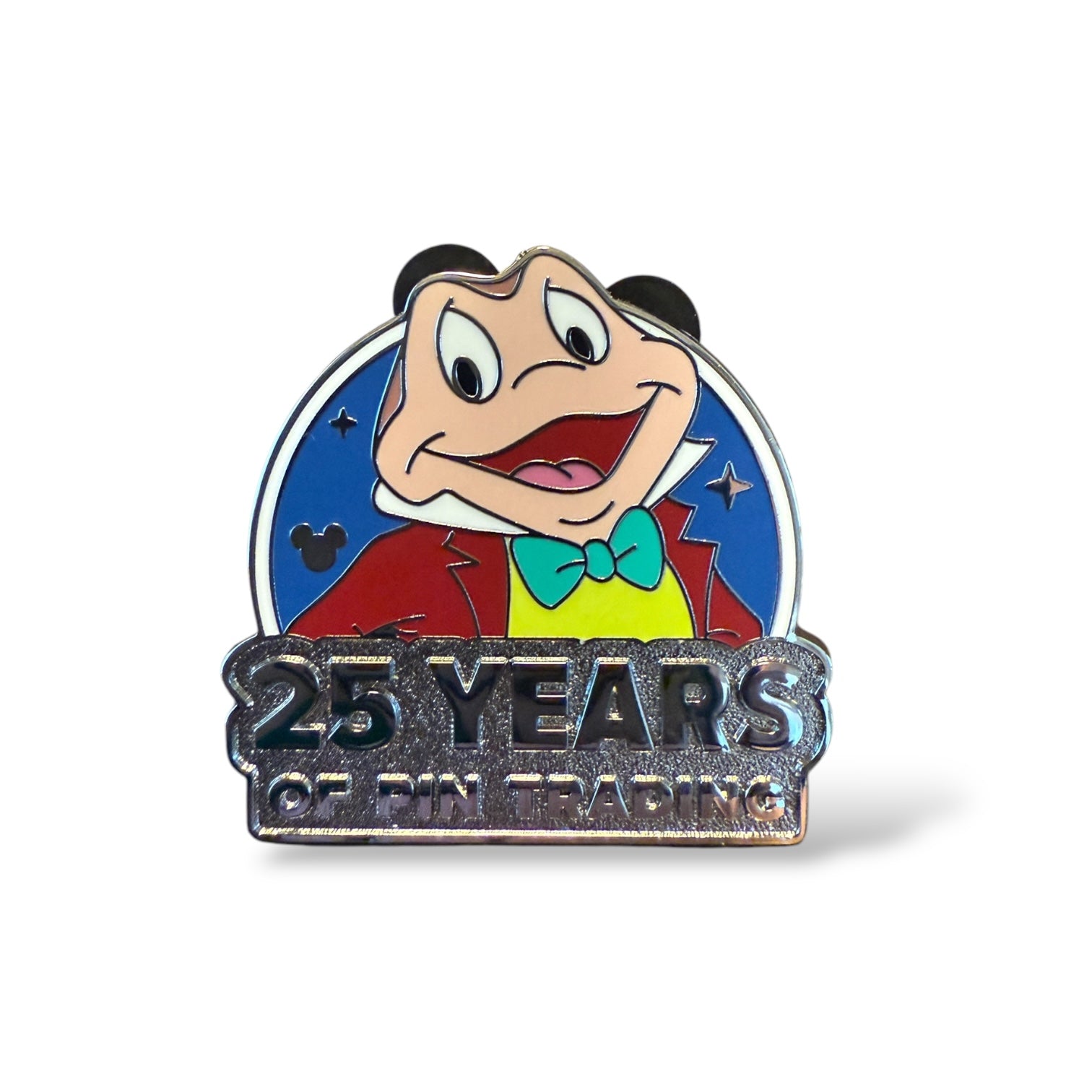 Cast Lanyard 25 Years of Pin Trading Mr. Toad Hidden Mickey Pin