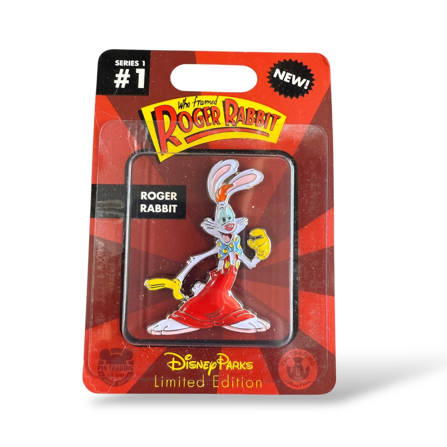 Disney Parks Toy Action Roger Rabbit Pin