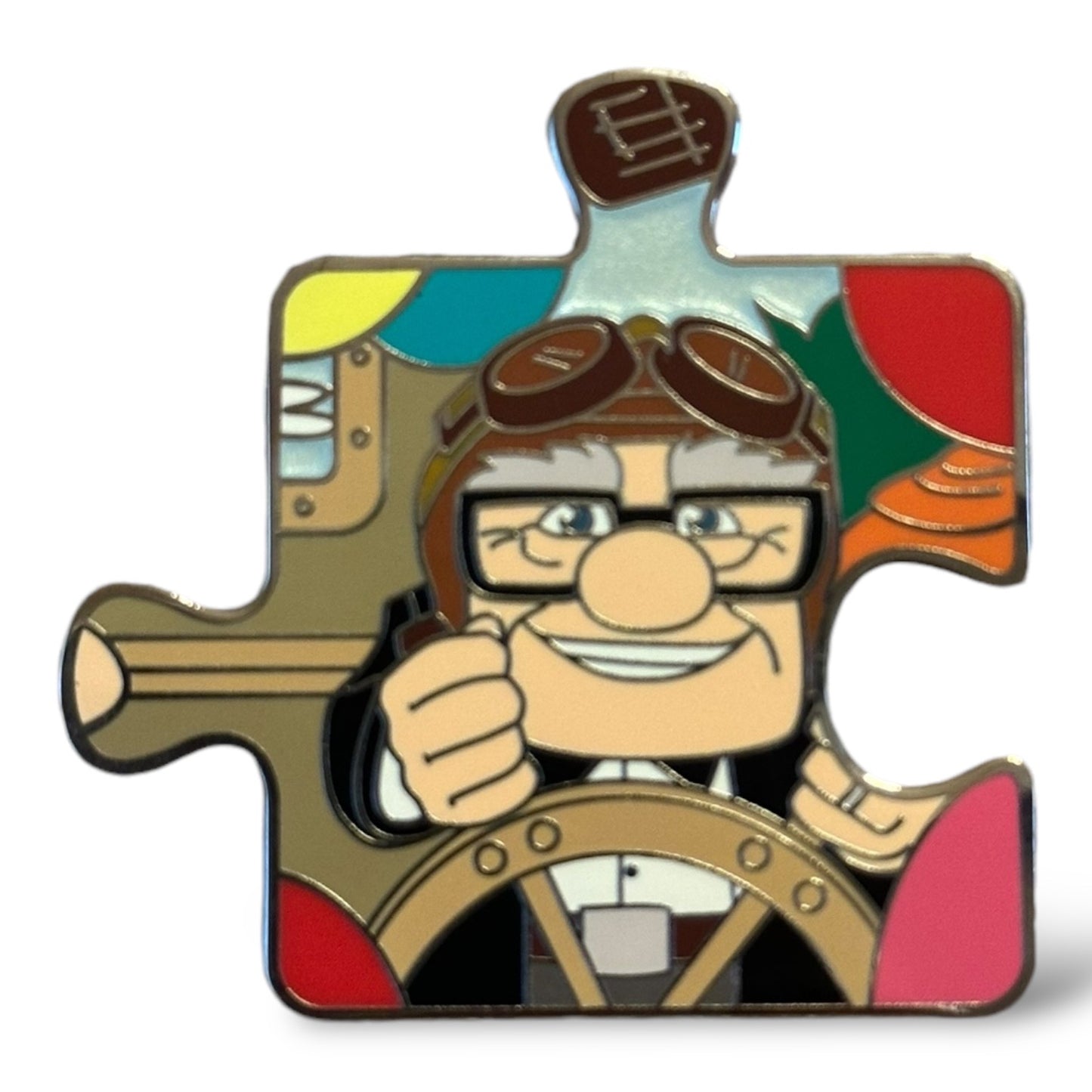 Disney Parks Pixar's Up Character Connection Mystery Carl Pin