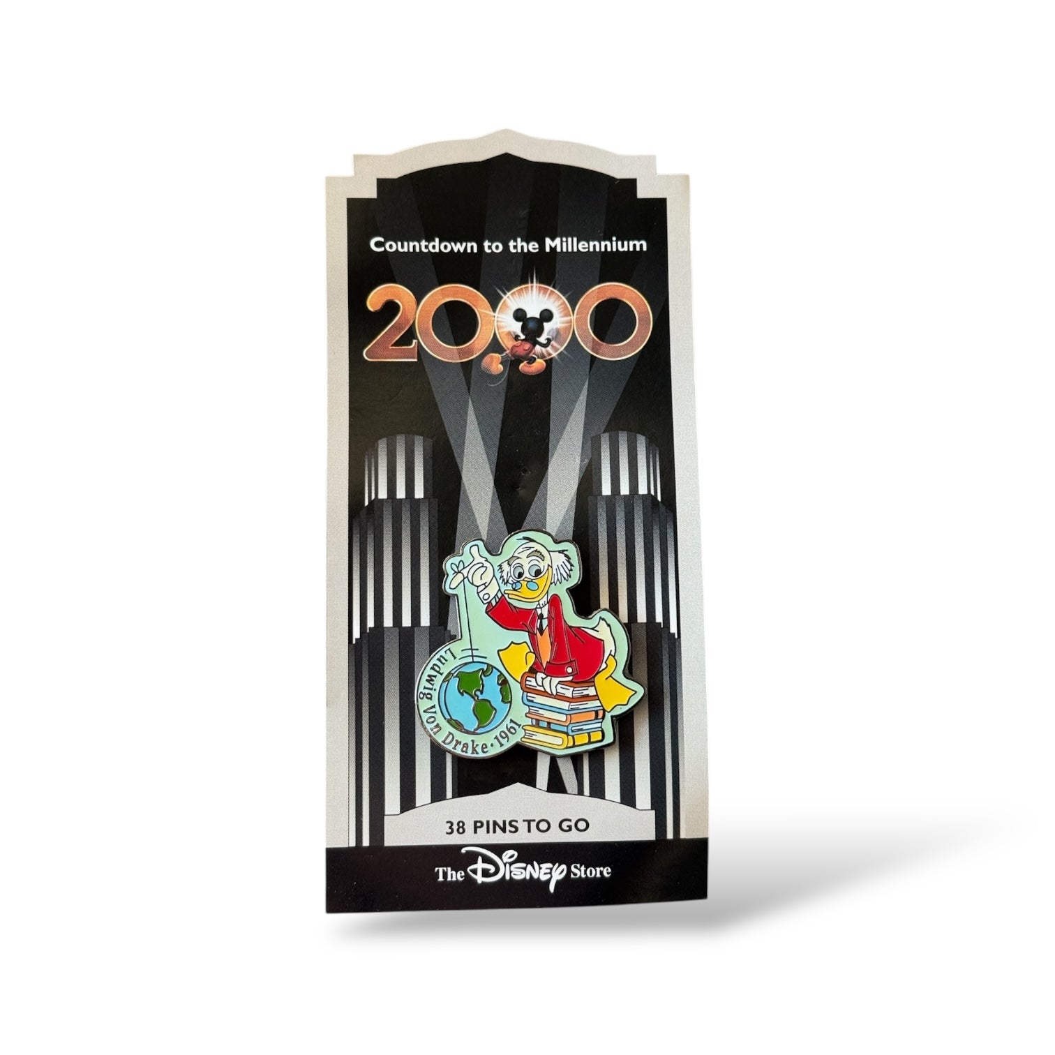 Disney Store Countdown To The Millennium Ludwig Von Drake 1961 Pin