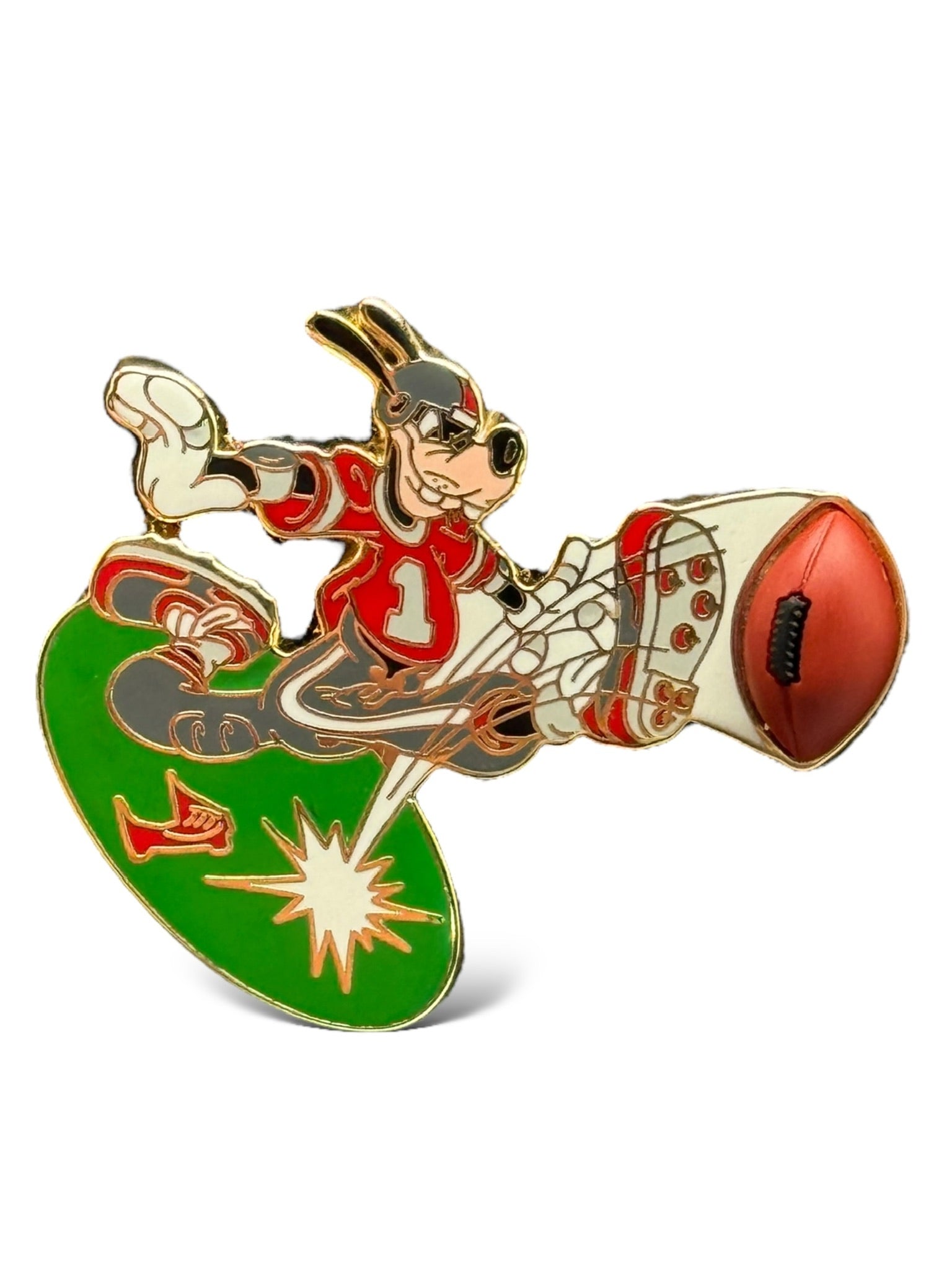 Disney Parks Sports Series Goofy Football Pin