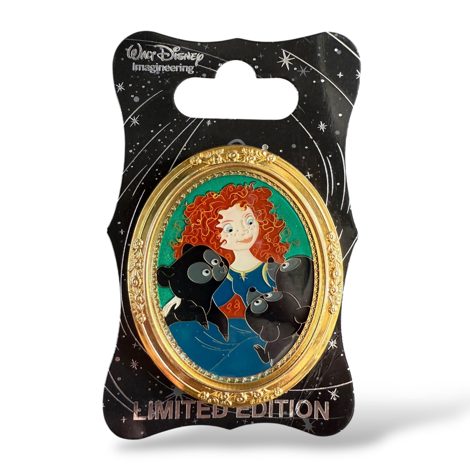 WDI Princess Gold Frame Merida Pin