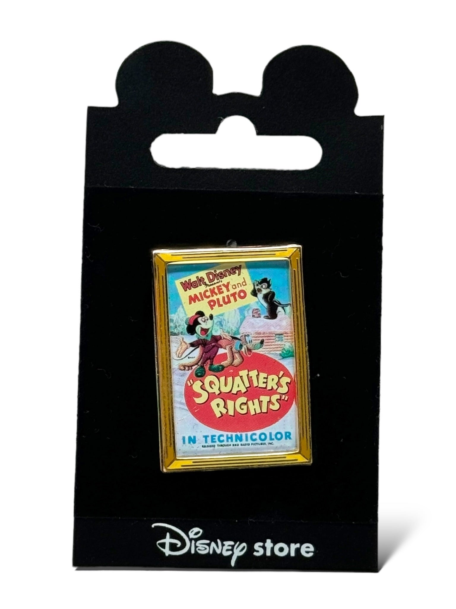 JDS Movie Poster Squatters Rights Mickey Mouse Pin