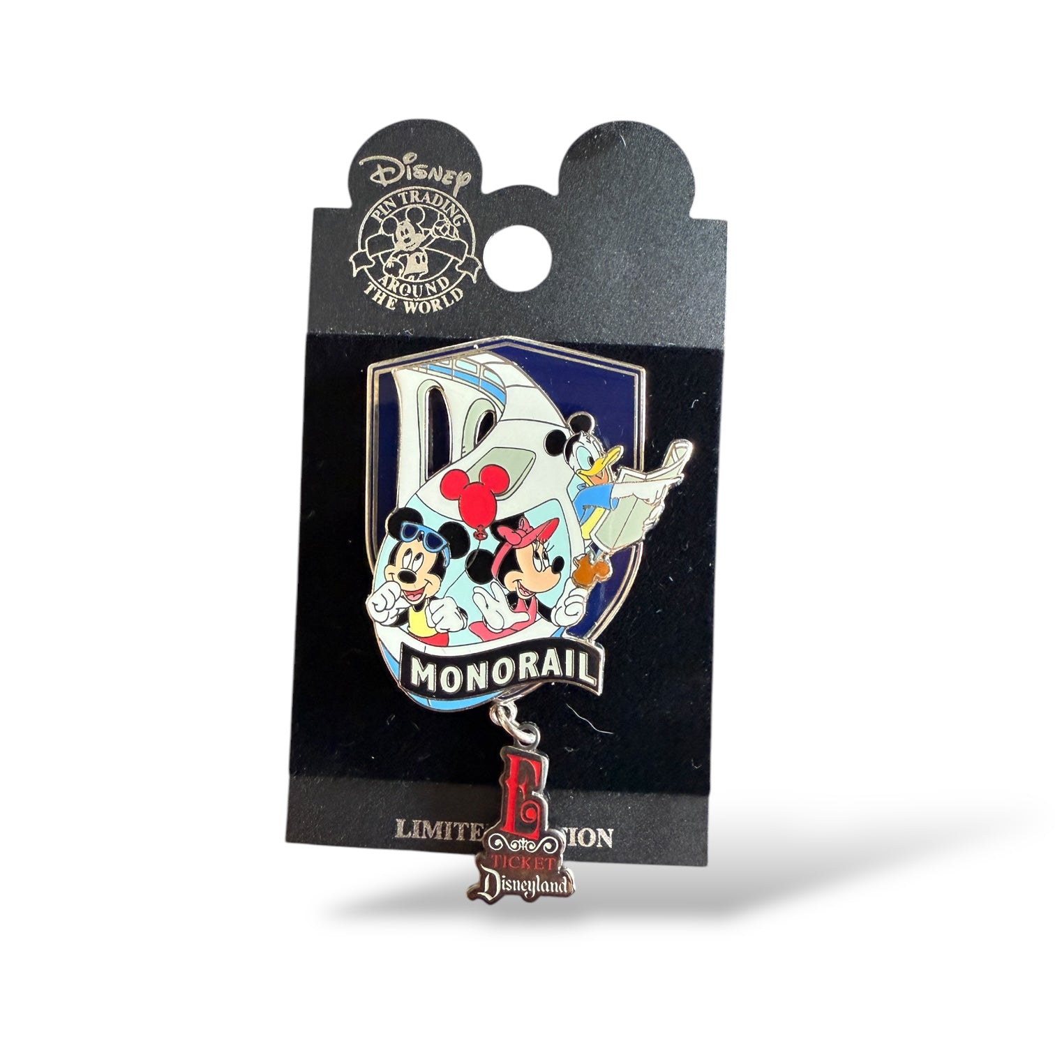 DLR Disneyland E-Ticket Collection Monorail Mickey, Minnie, and Donald