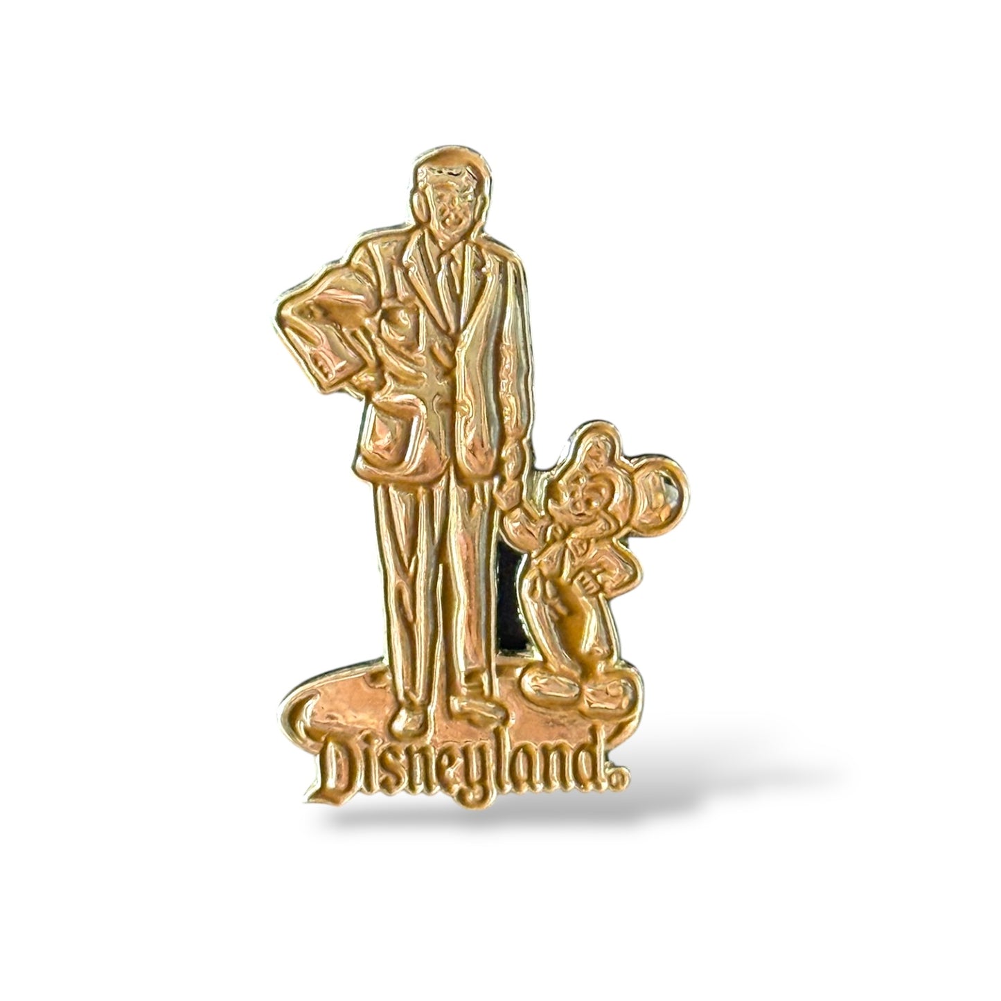 DLR 1998 Attractions Walt Disney and Mickey Partners Statue Pin