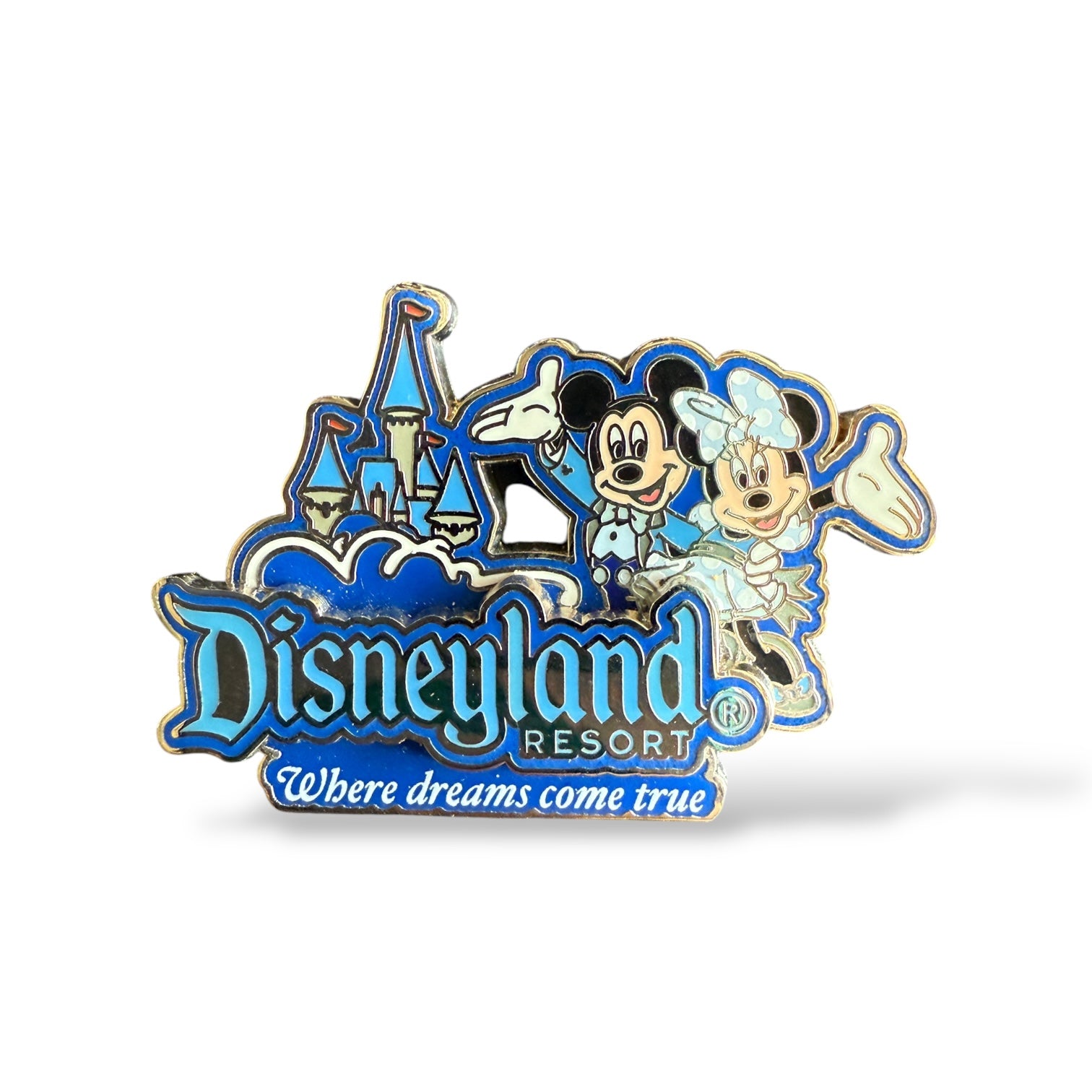 DLR Where Dreams Come True Disneyland Resort Mickey and Minnie Pin