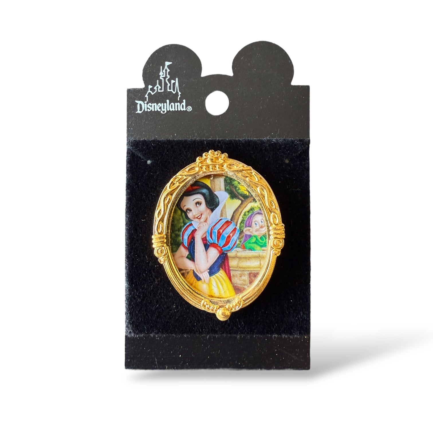 DLR Character of the Month Gold Frame Snow White Pin
