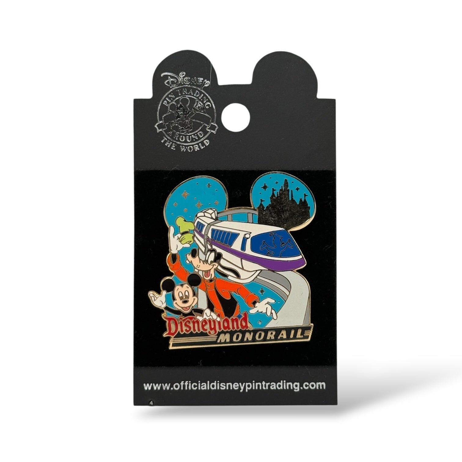DLR Mickey and Goofy Disneyland Monorail Pin