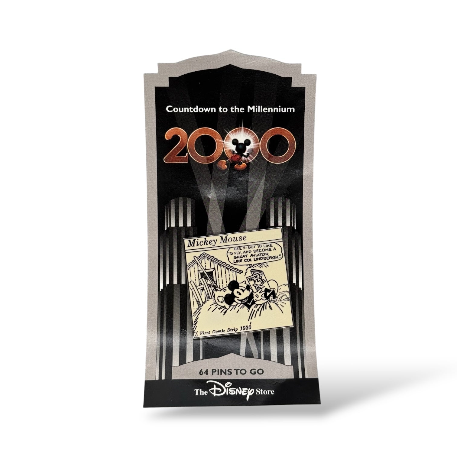 Disney Store Countdown To The Millennium Mickey Mouse Comic Strip 1930