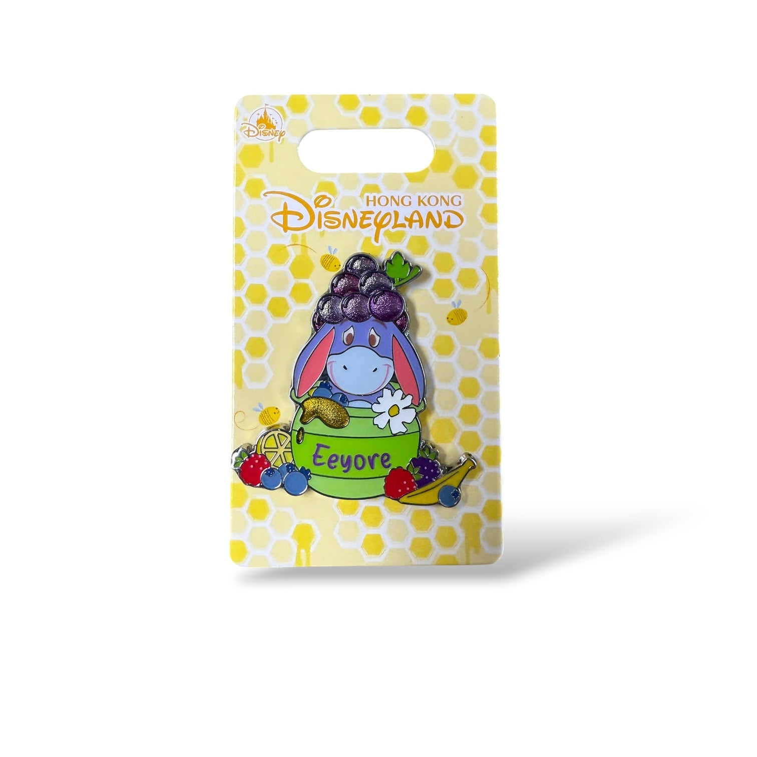 HKDL Winnie the Pooh Fruit Honey Pot Eeyore Pin