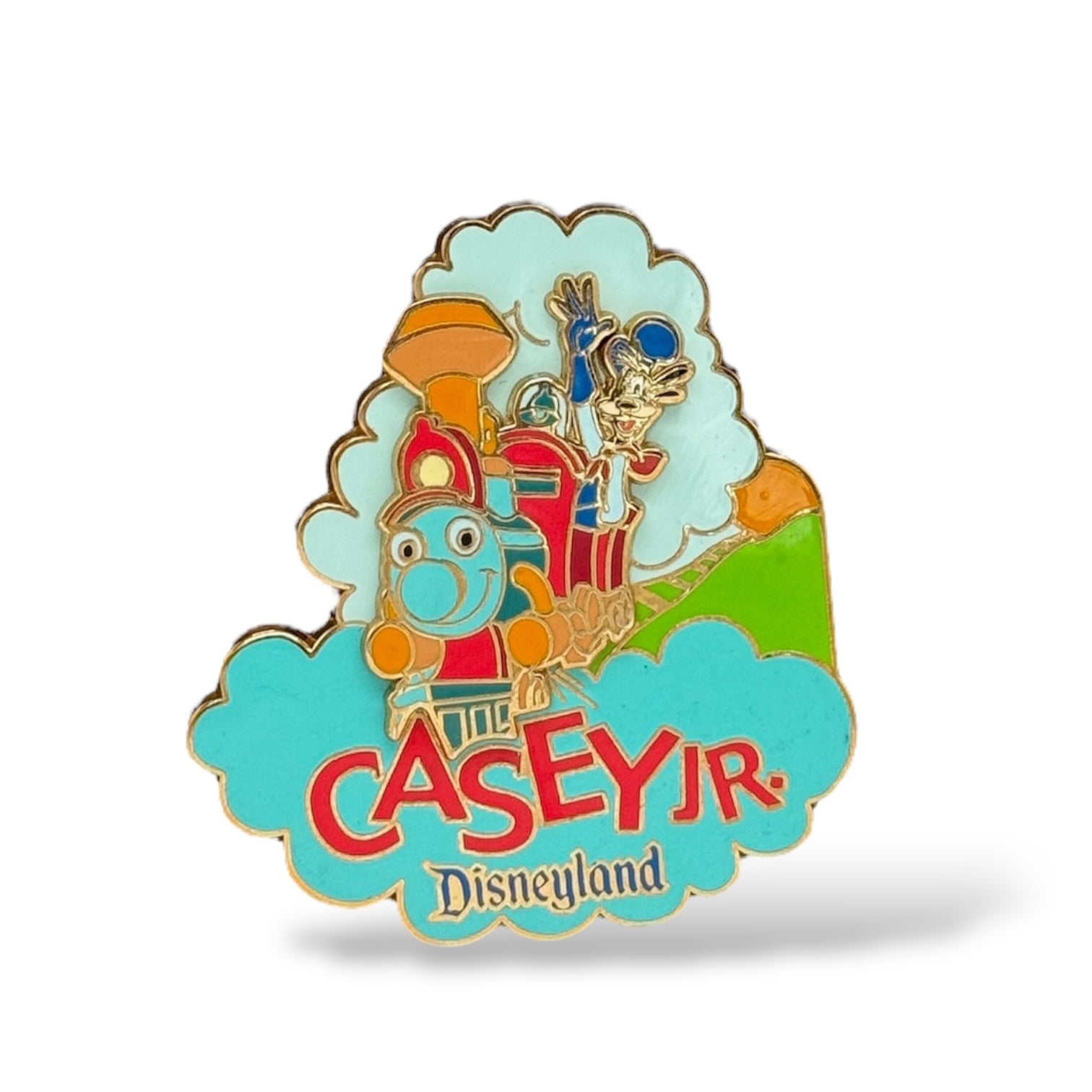 DLR Attractions Goofy Casey Jr. Train Pin