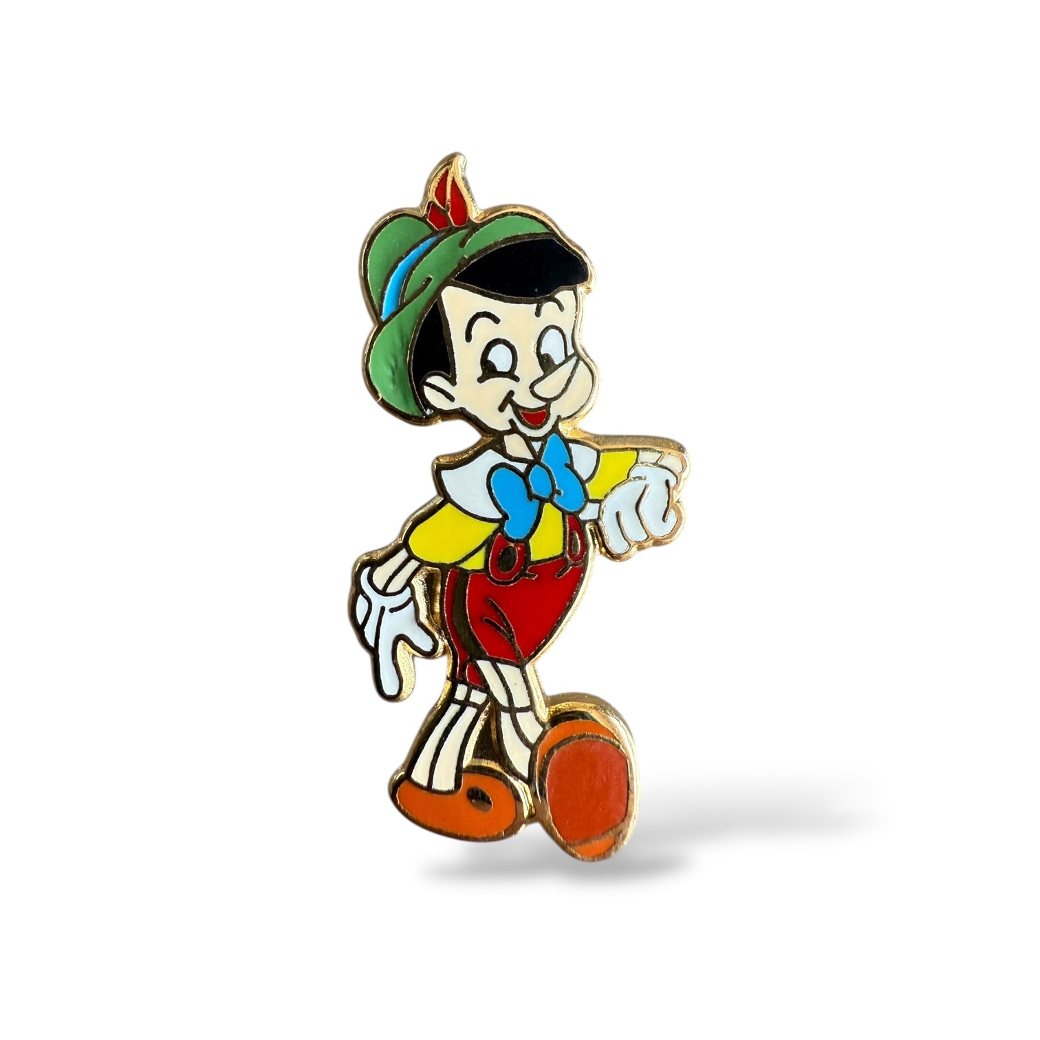Disney Parks Pinocchio Walking in Green Hat Pin
