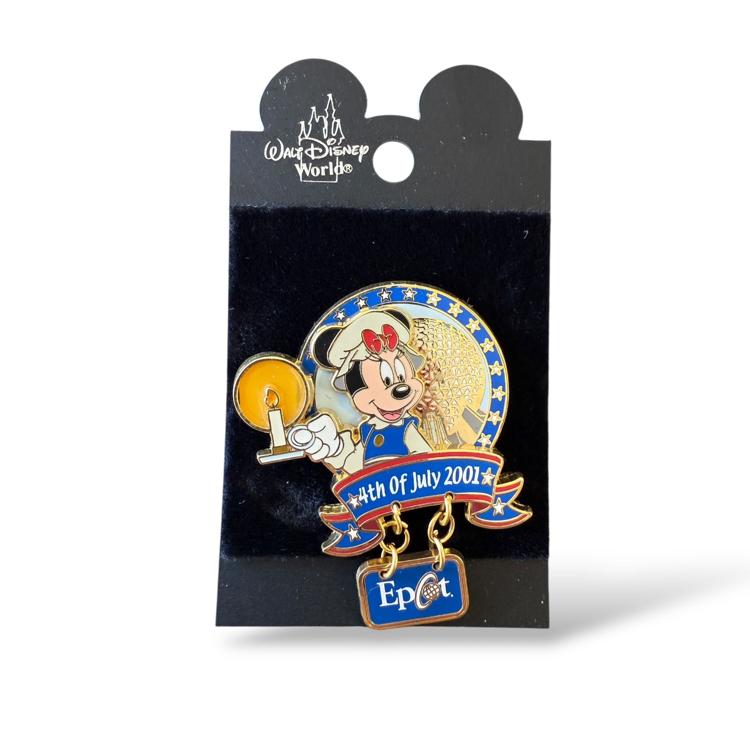 WDW 4th of July 2001 Minnie EPCOT Pin