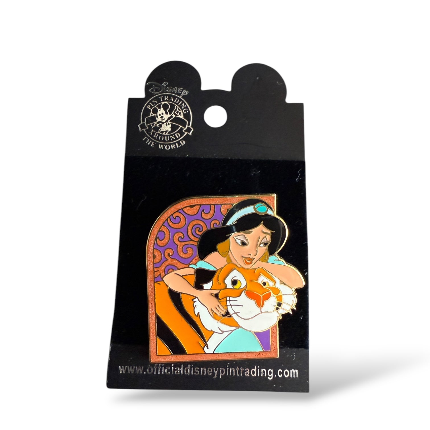 Disney Parks Princesses With Their Horses Jasmine and Rajah Pin