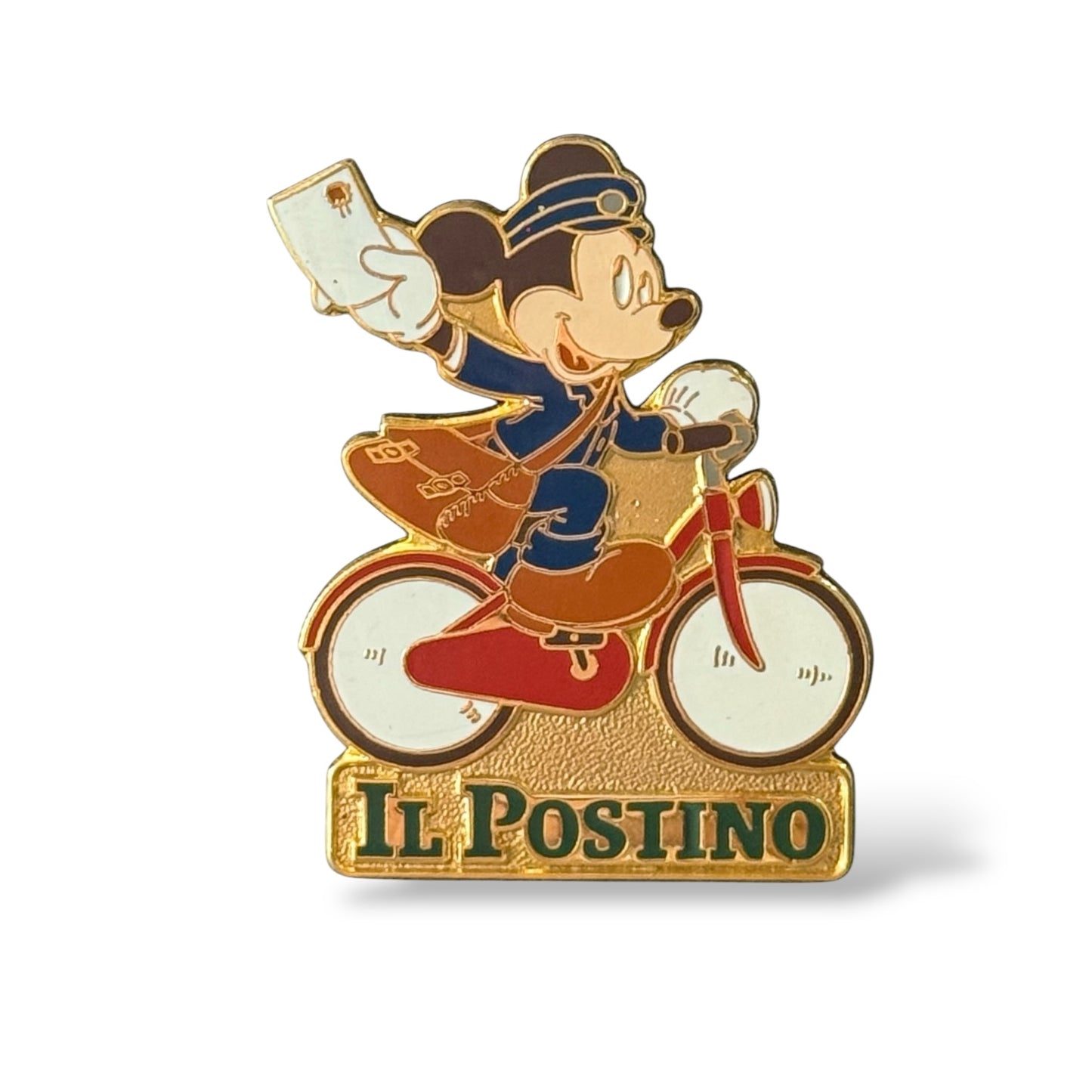 TDR Mickey Mouse Bicycle Postman Pin