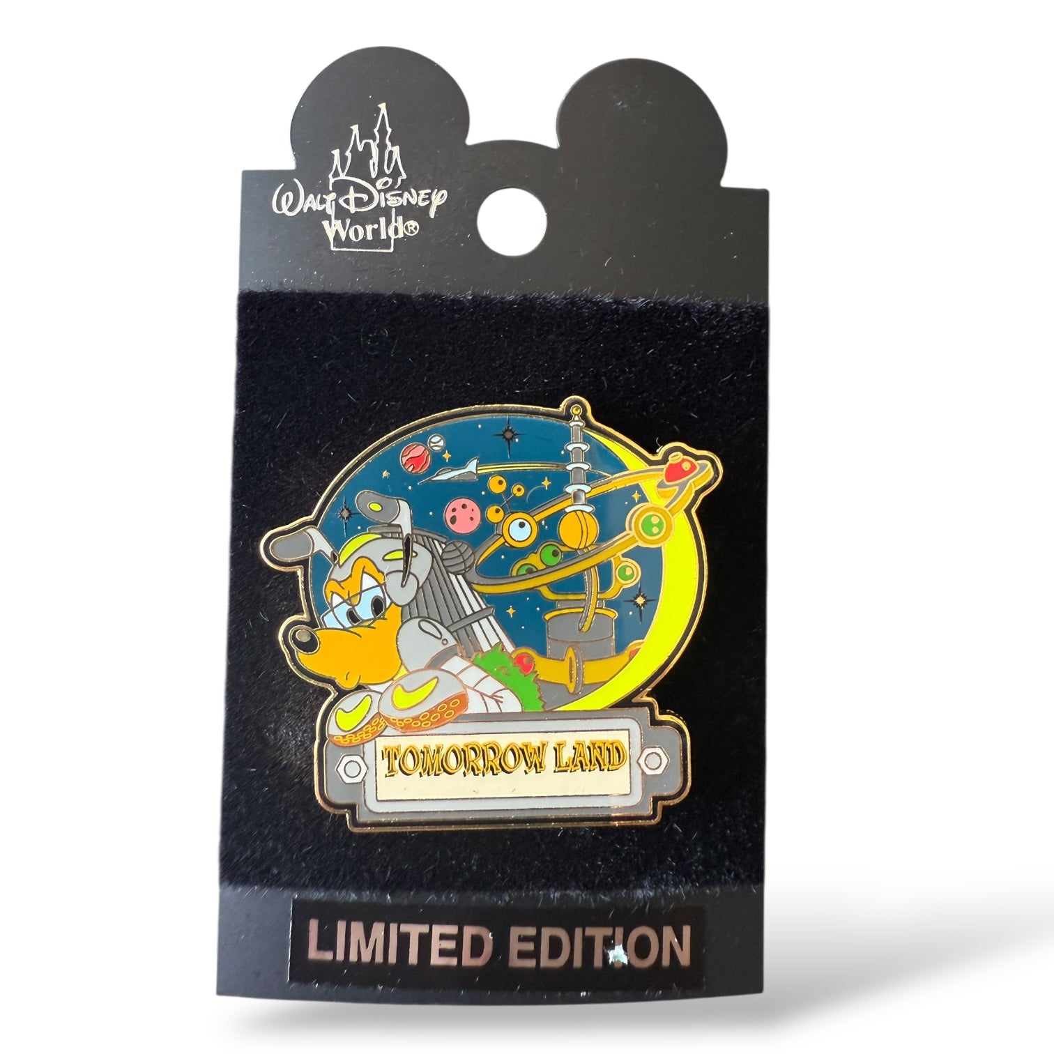 WDW Magic Kingdom Land Pluto Tomorrowland Pin