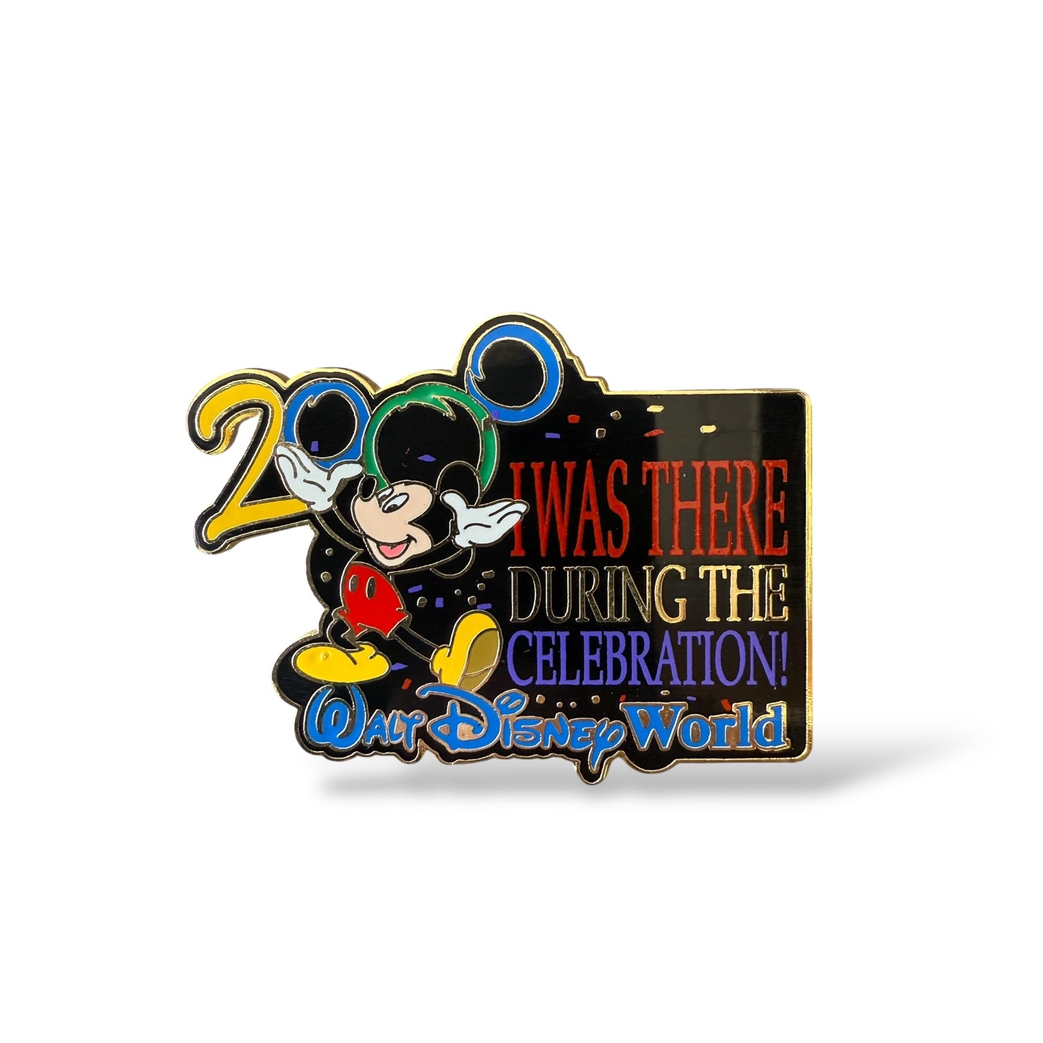 WDW Mickey Mouse 2000 I Was There During the Celebration Pin