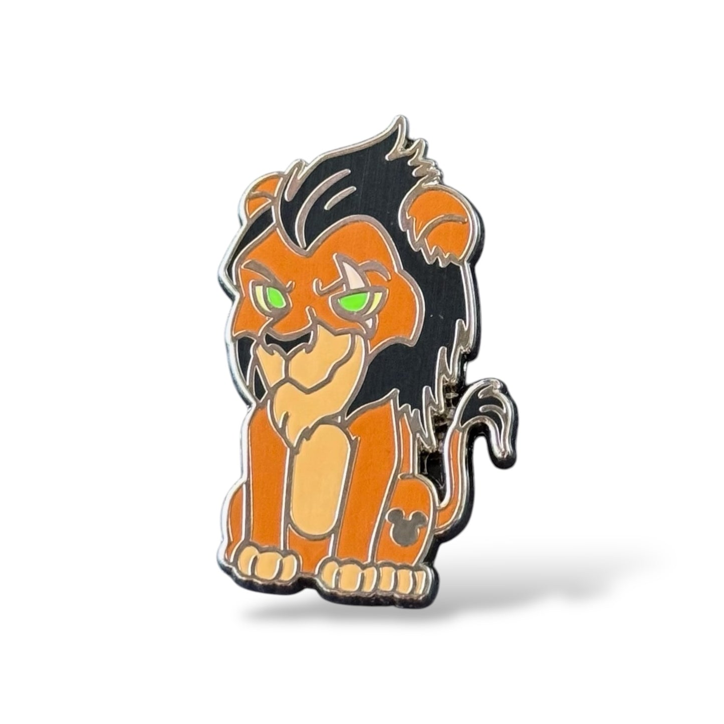 Cast Lanyard Cute Villains Scar Hidden Mickey Pin