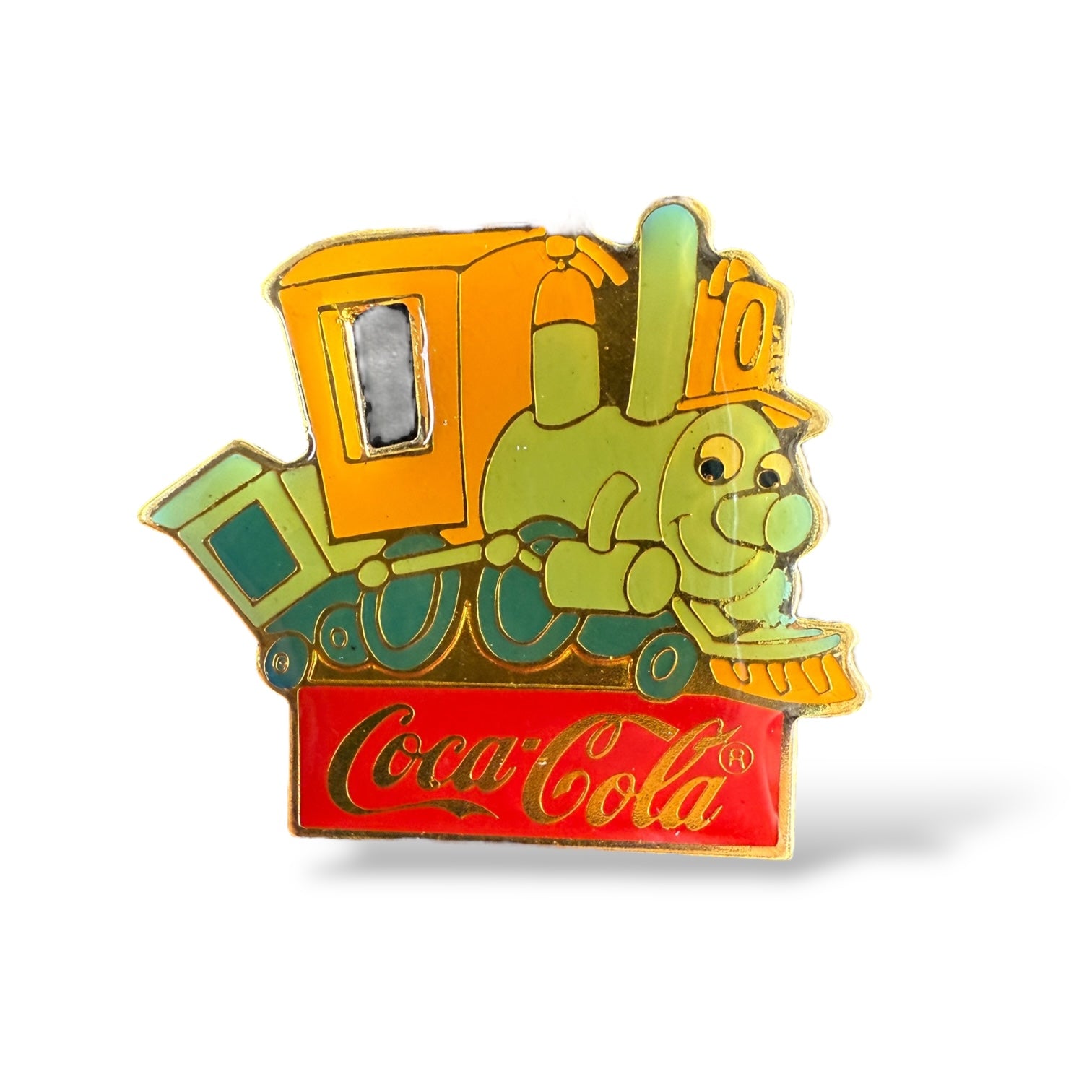 WDW 15th Anniversary Coca-Cola Framed Set Casey Jr. Train Pin