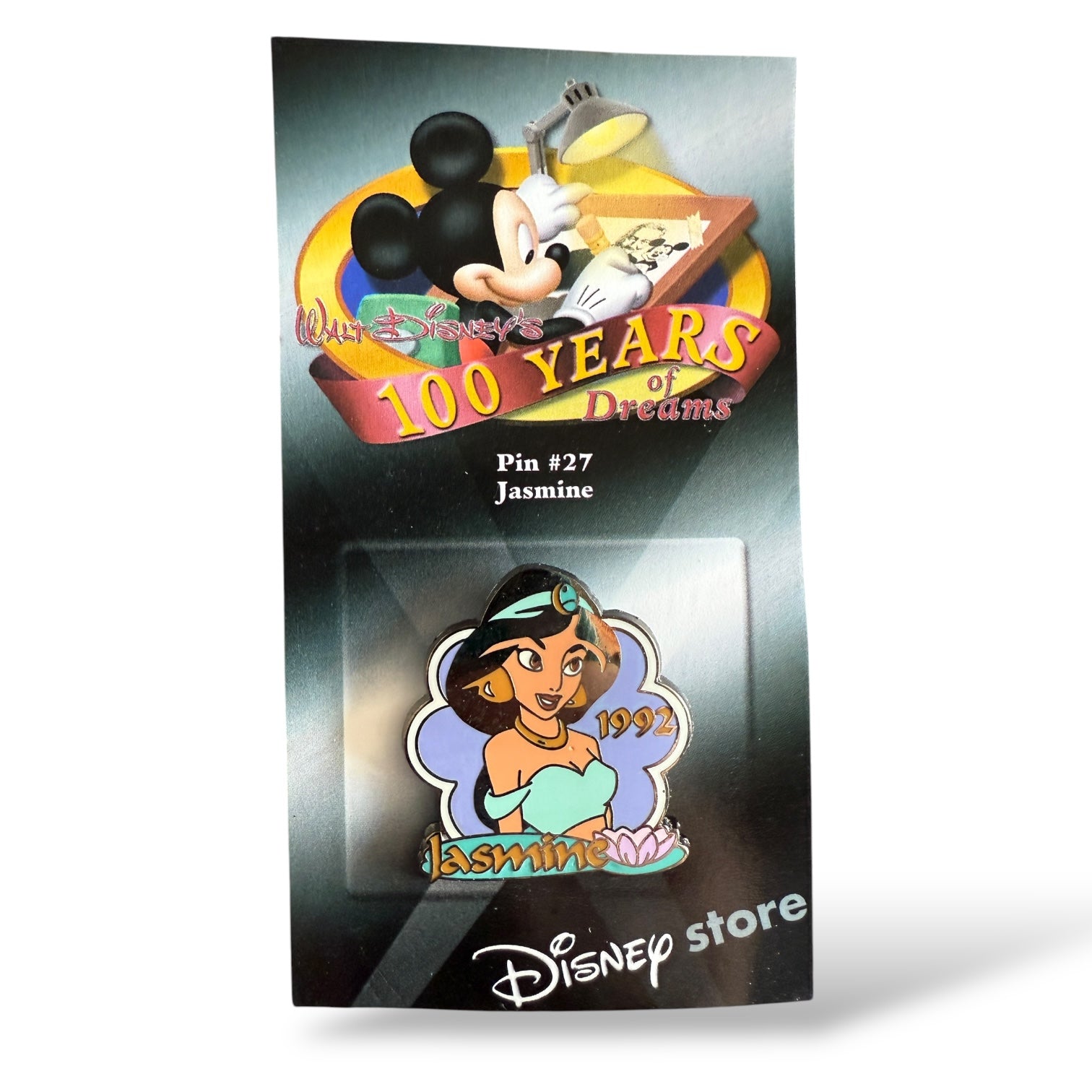 Disney Store 100 Years of Dreams Jasmine Pin