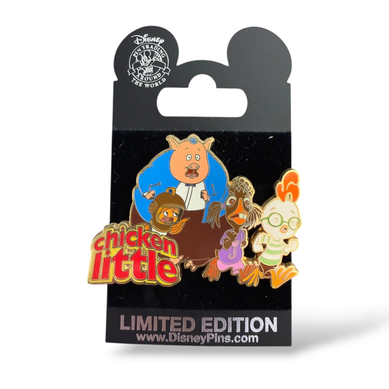 Disney Shopping Chicken Little, Abby, Runt and Fish Pin