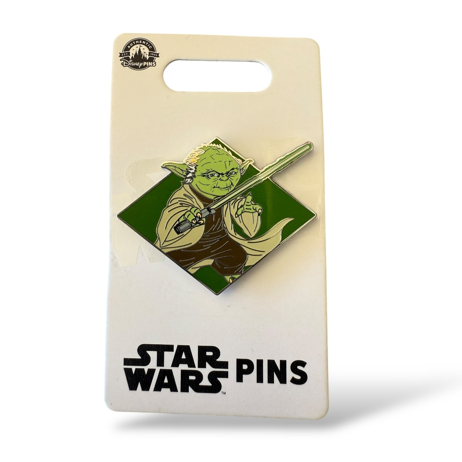 Disney Parks Star Wars Yoda Lightsaber Pin